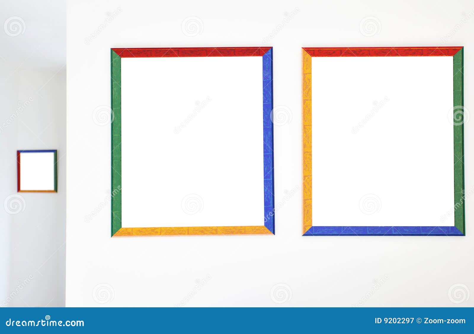 Colorful frames stock image. Image of decoration, artist - 9202297