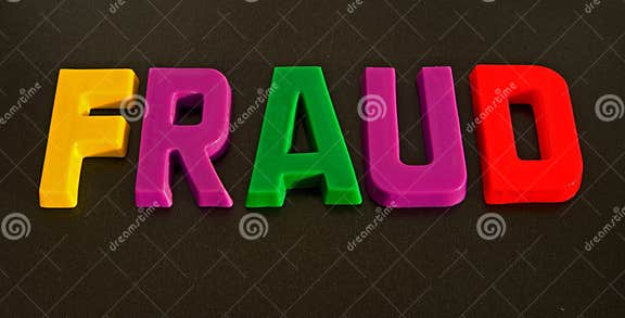 A colorful fraud ? stock image. Image of repossessed - 13014873