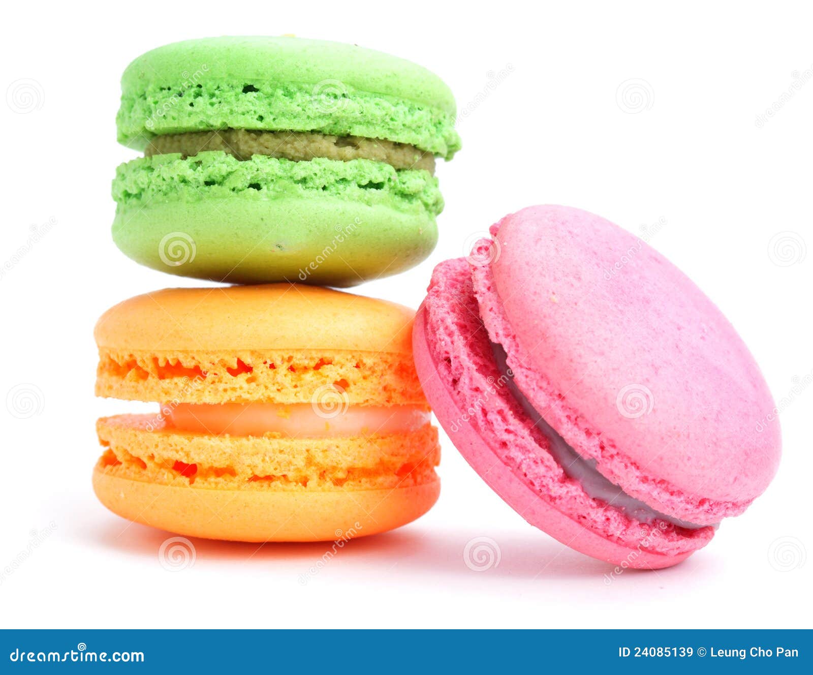 Colorful french macarons stock image. Image of food, delicious - 24085139