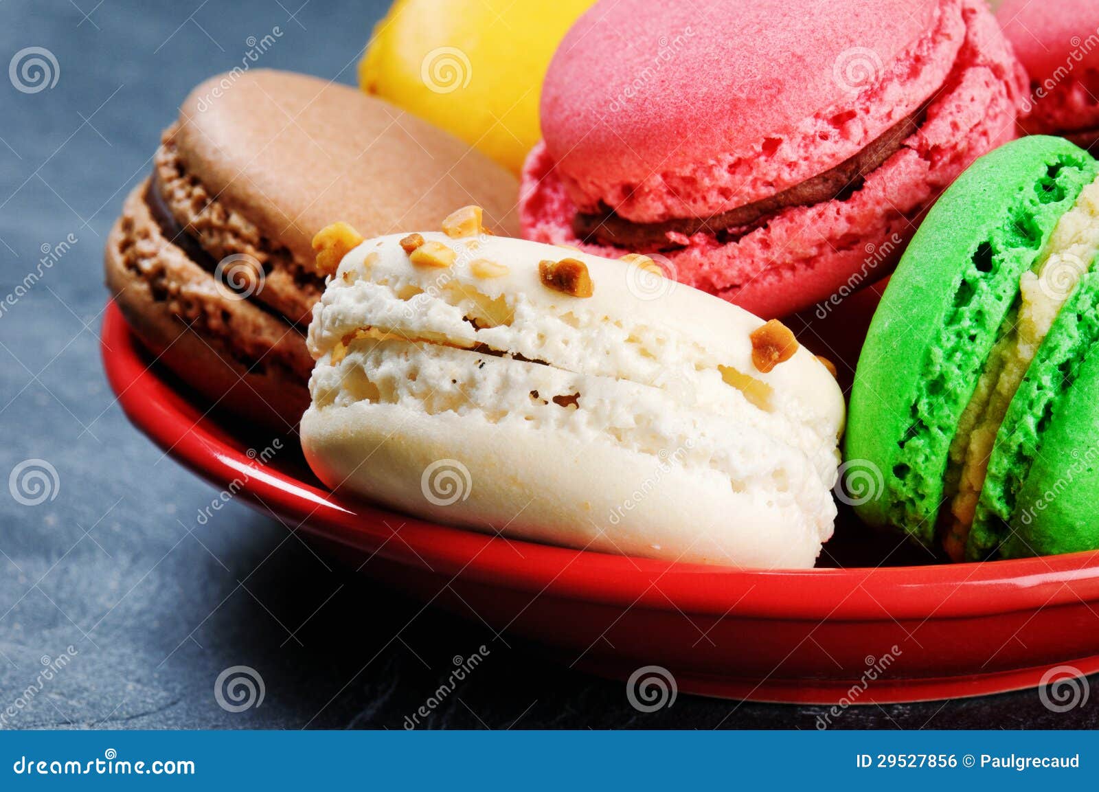 Colorful French macaroons stock photo. Image of bright - 29527856