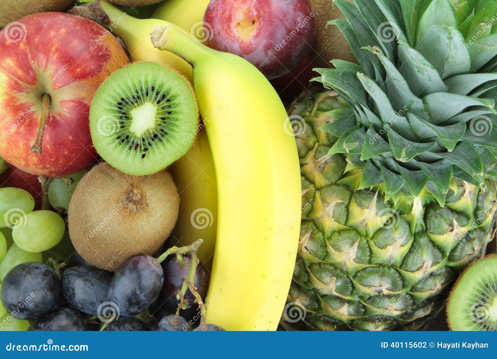 Colorful fresh fruits stock photo. Image of abundance - 40115602