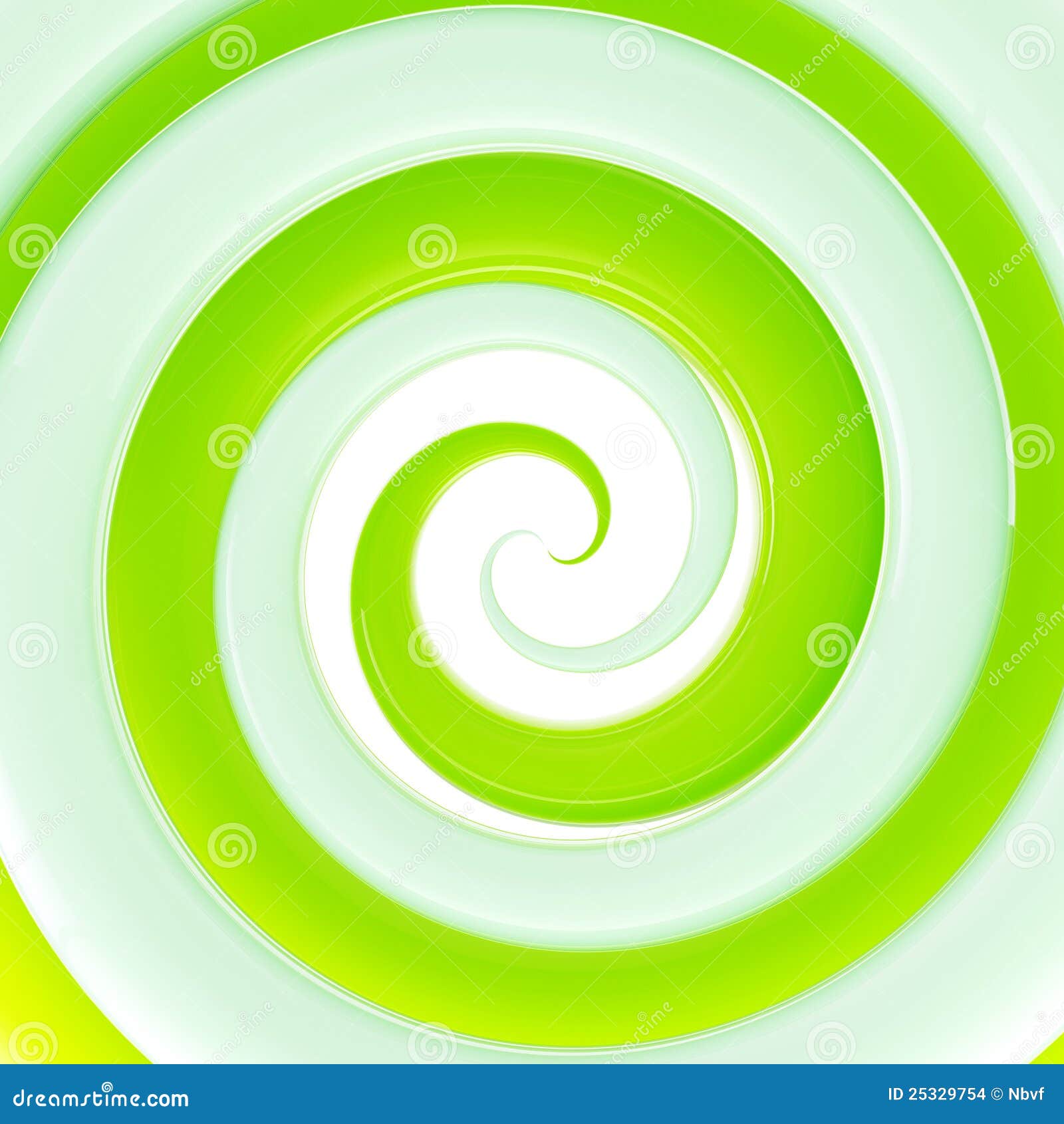 Colorful Fresh Green Glossy Twirl Background Stock Illustration ...