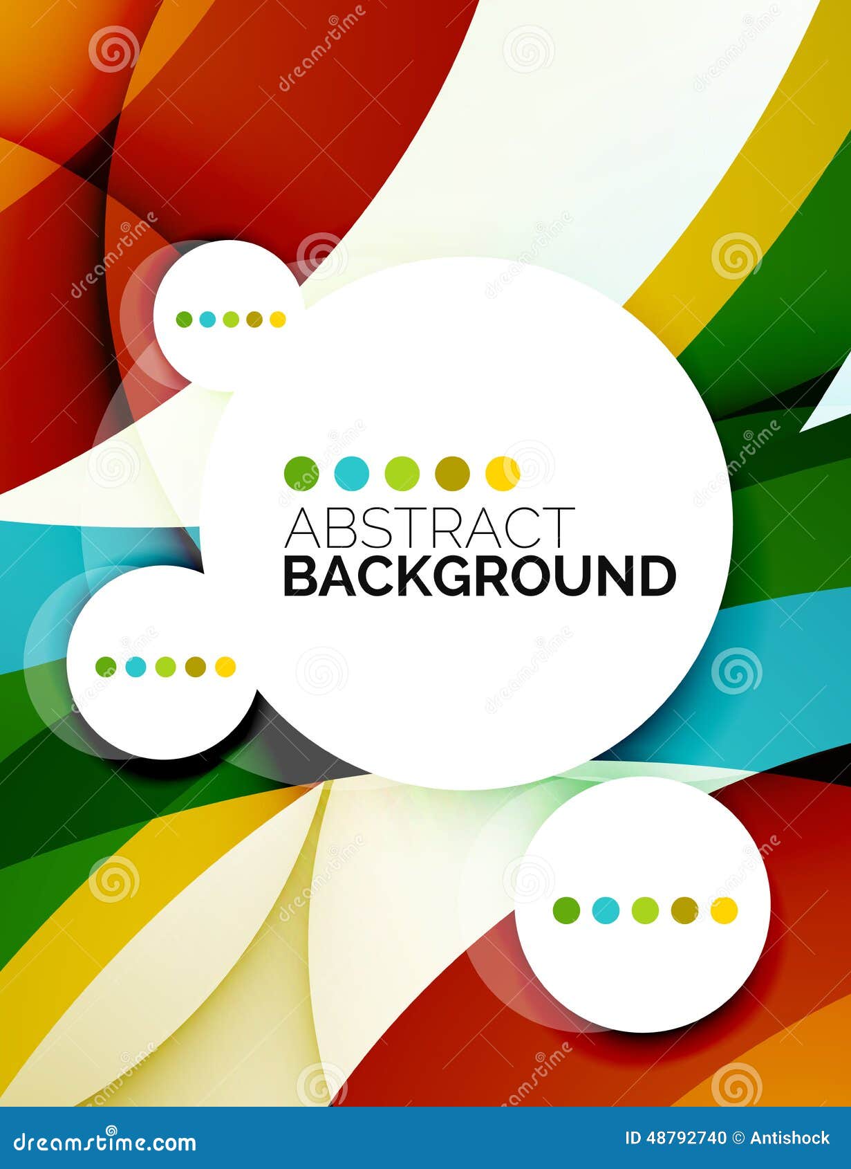 Colorful Fresh Modern Abstract Background Stock Vector - Illustration ...