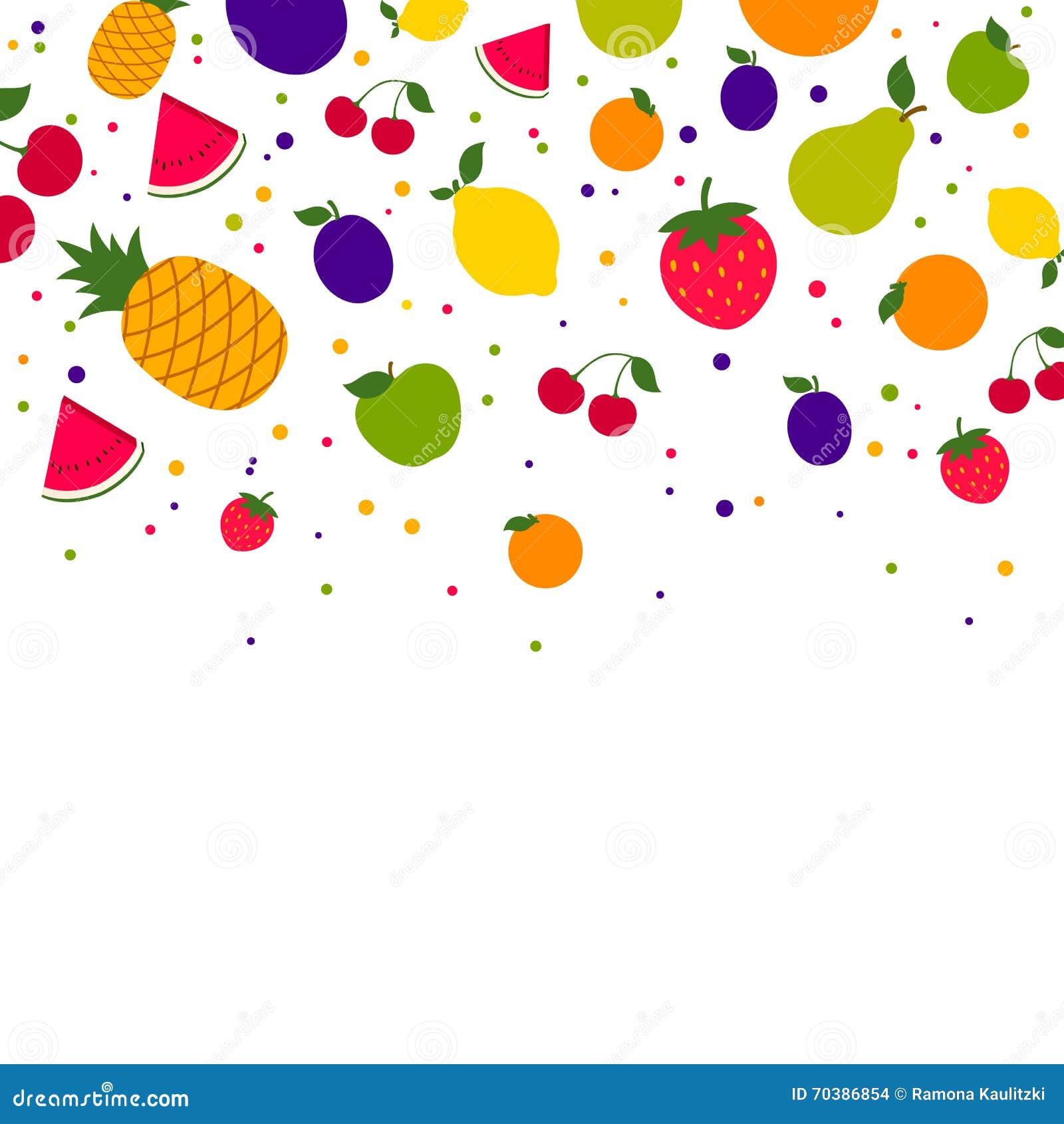 Colorful Fruit Background stock illustration. Illustration of ...