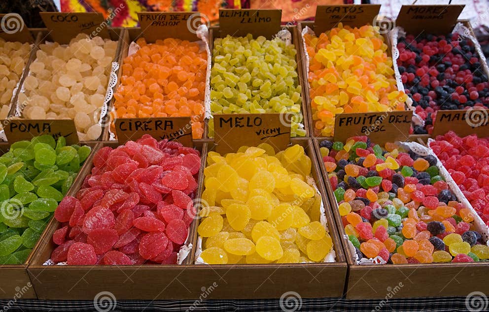 Colorful Fruit Flavored Candy Stock Image - Image of delicious, candy ...