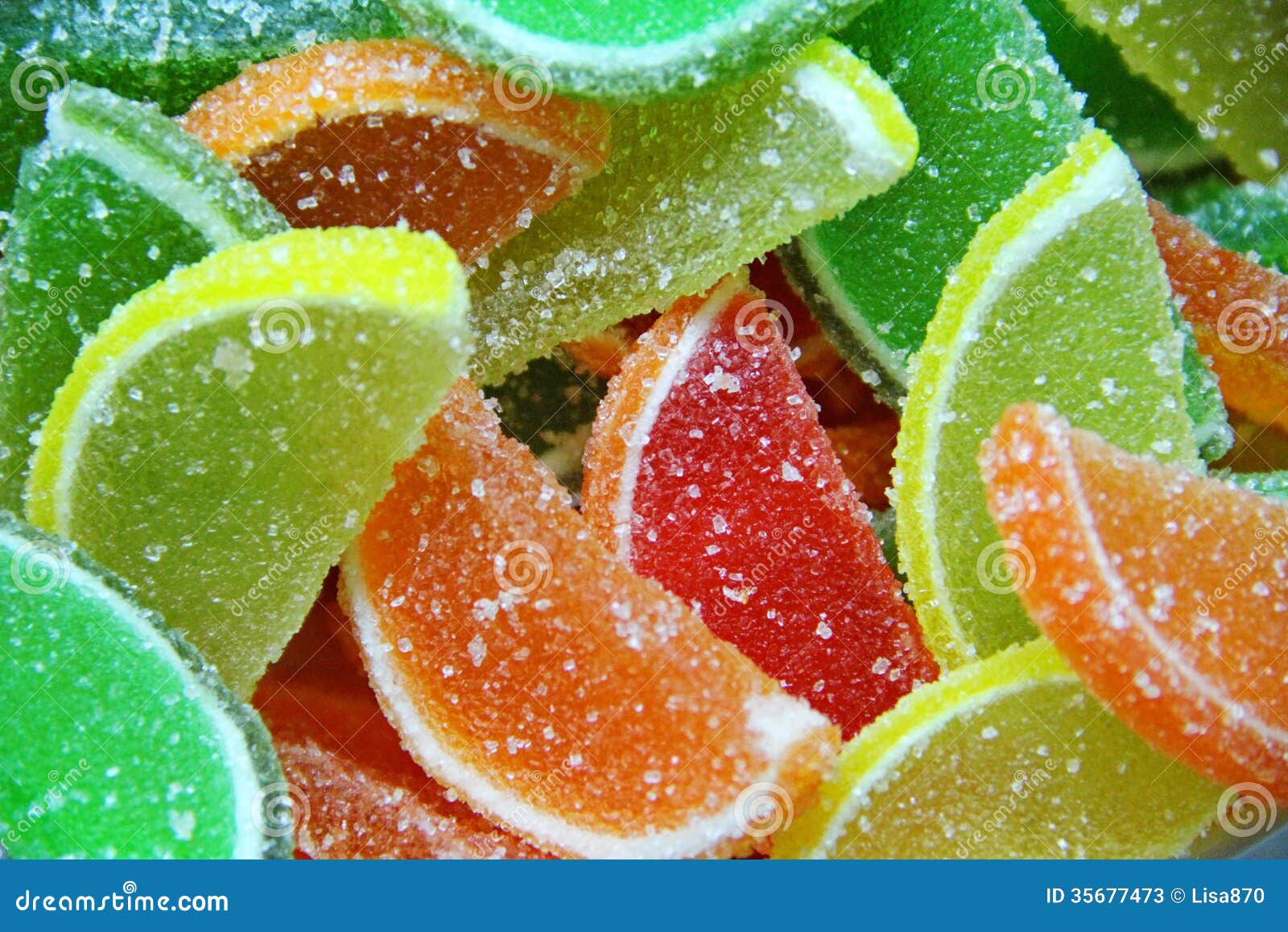 Colorful fruit jellies stock image. Image of tasty, juicy - 35677473