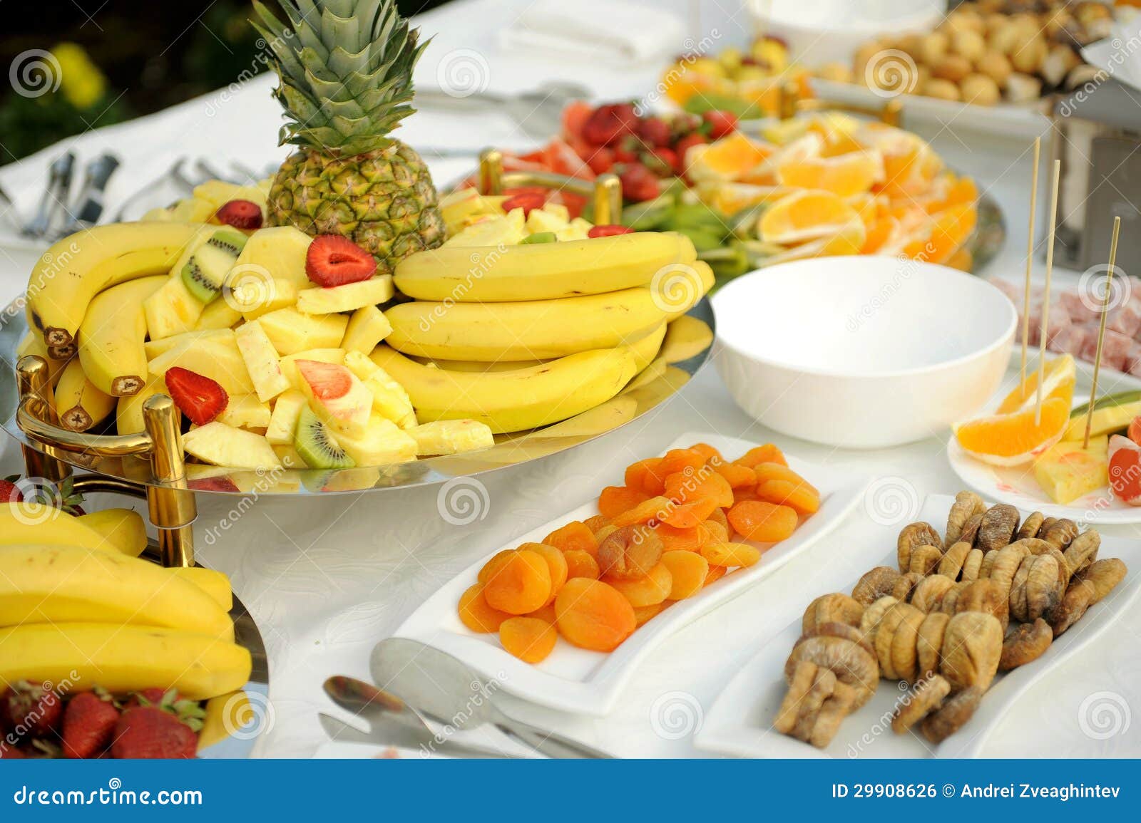 Fruit Table stock photo. Image of healthy, fruit, dishware - 29908626
