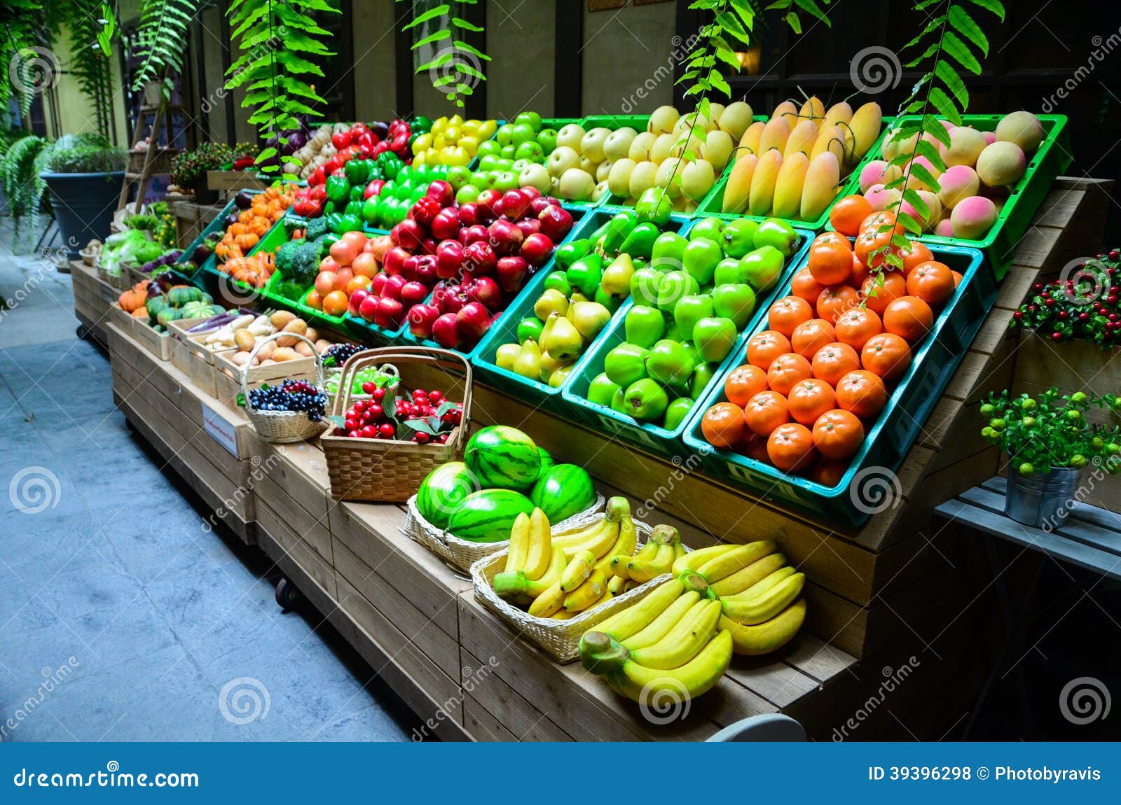 Colorful Fruit and Vegetable Stock Photo - Image of commerce, economy ...