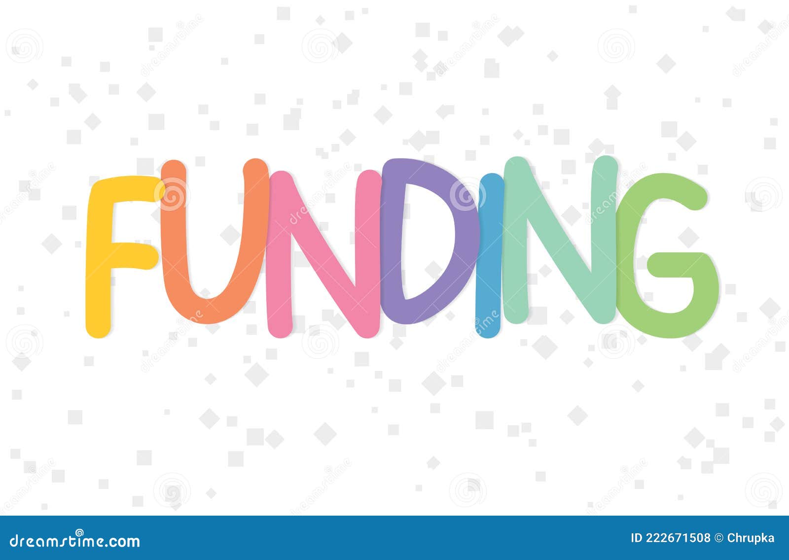 Colorful funding concept stock vector. Illustration of funds - 222671508