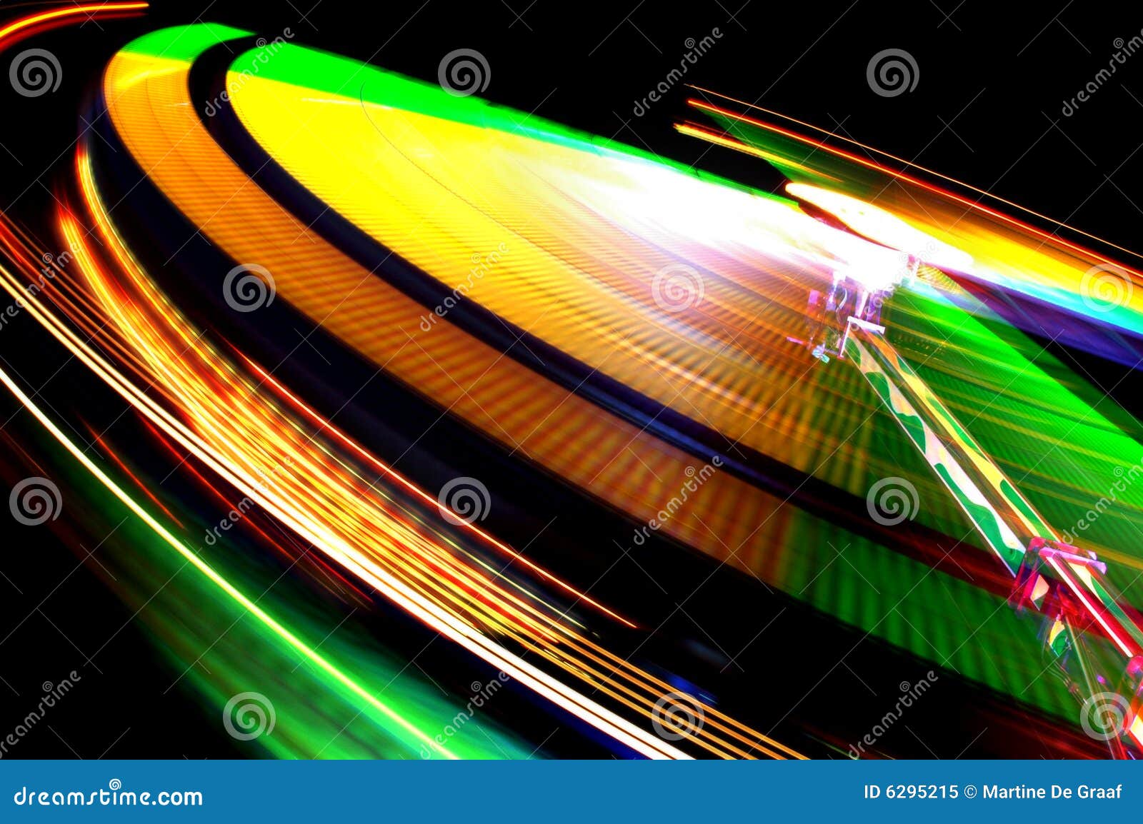 Colorful Funfair Lights stock image. Image of dark, huge - 6295215
