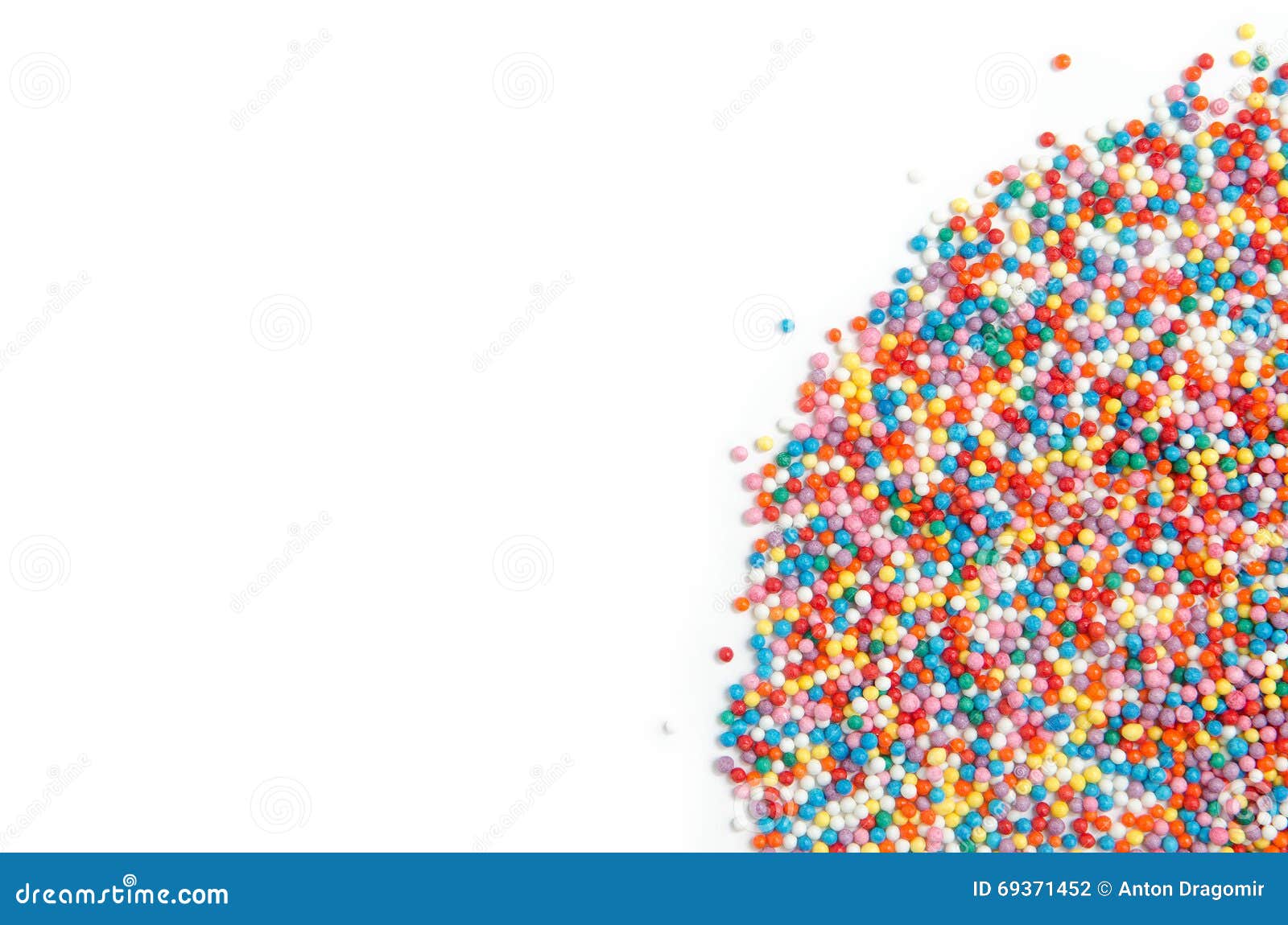 Colorful Funfetti Toppings White Background Stock Photos - Free ...
