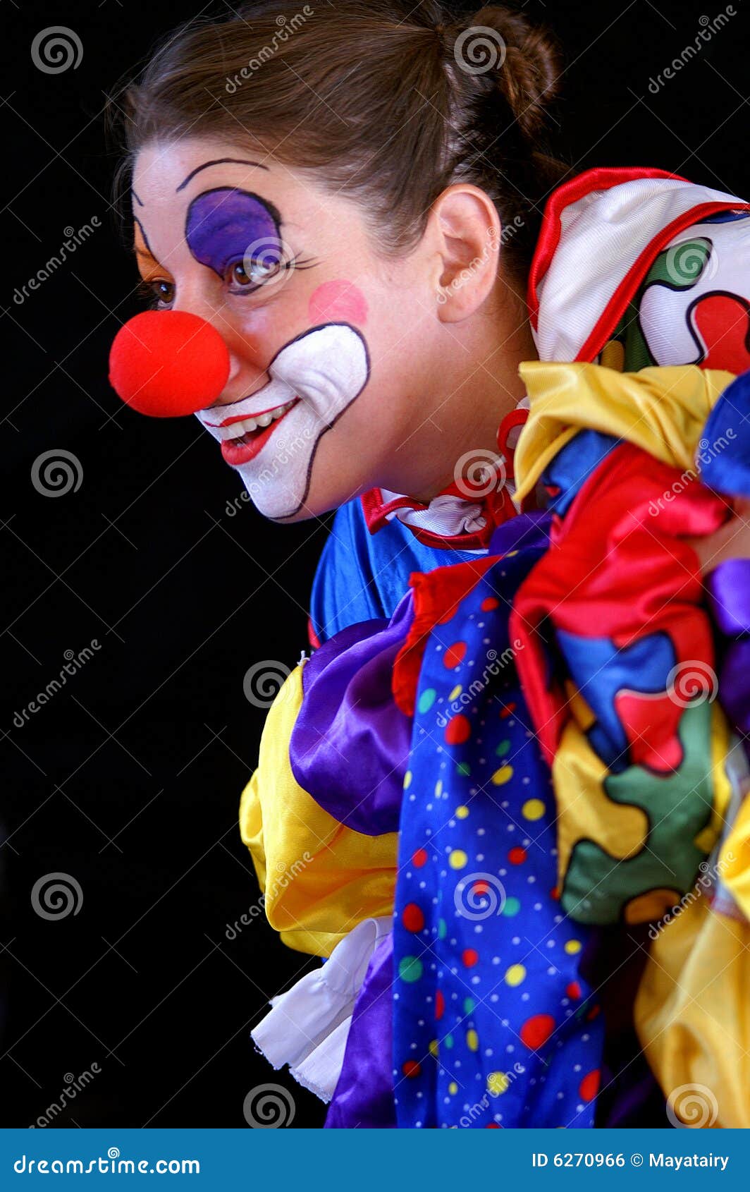 Colorful funky clown stock photo. Image of funky, colorful - 6270966