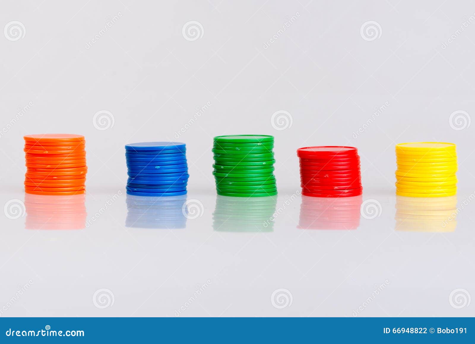 Colorful funny game chips. stock photo. Image of background - 66948822