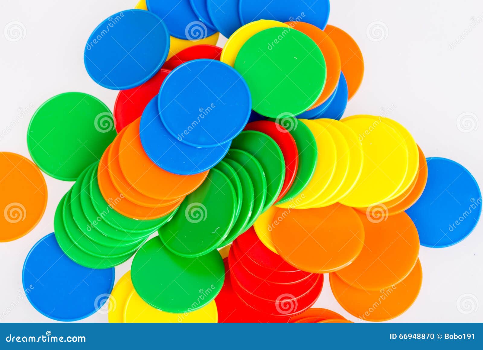 Colorful funny game chips. stock photo. Image of rough - 66948870