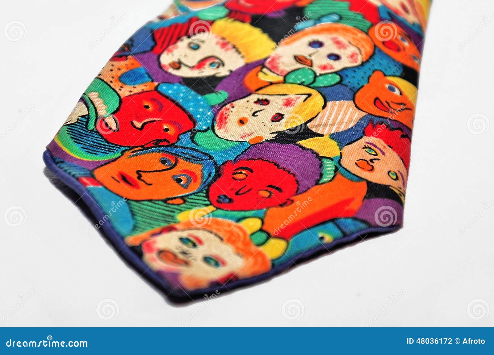 Colorful funny tie stock photo. Image of material, elegant - 48036172
