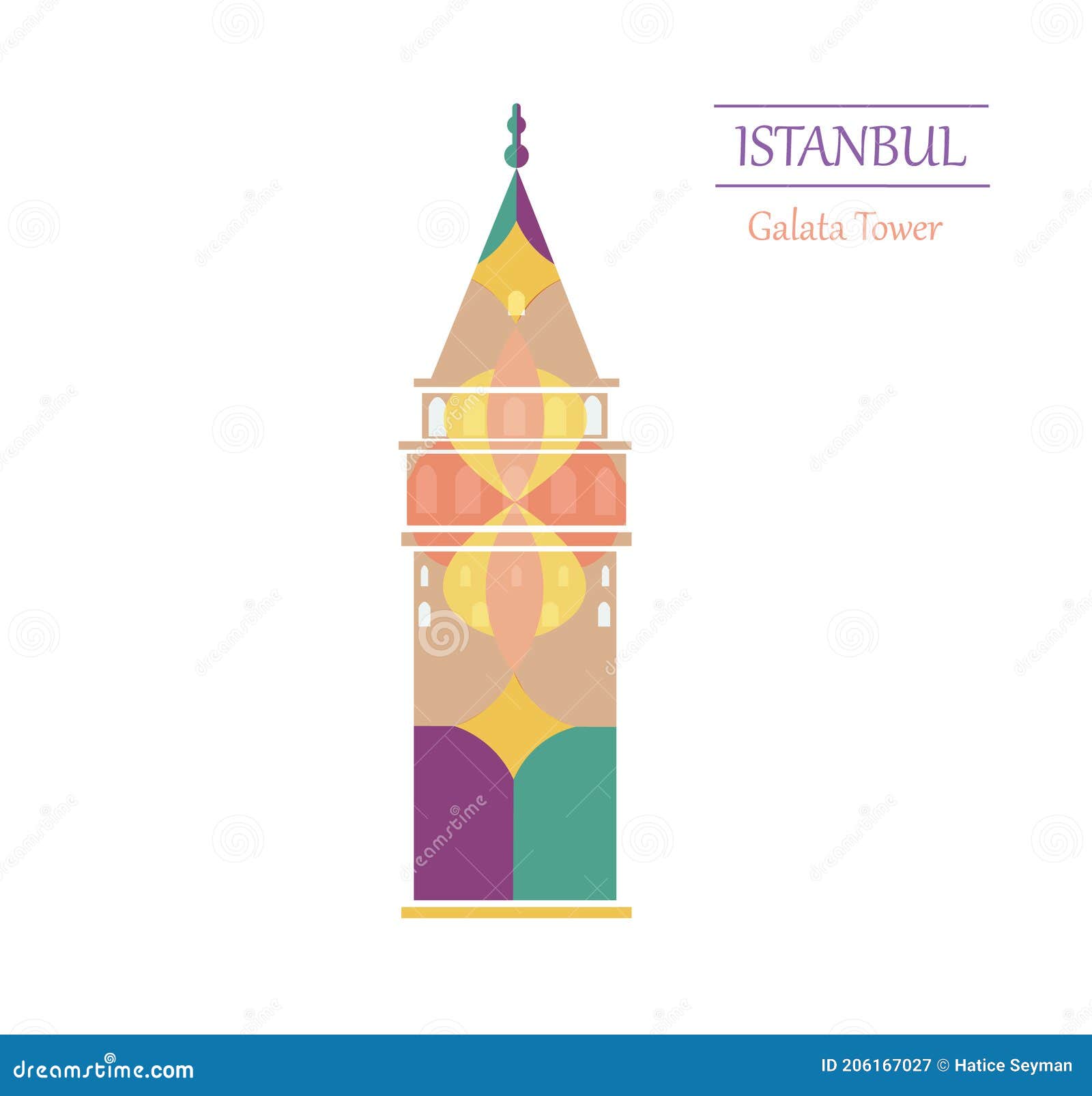 Galat Tower Stock Illustrations – 4 Galat Tower Stock Illustrations ...
