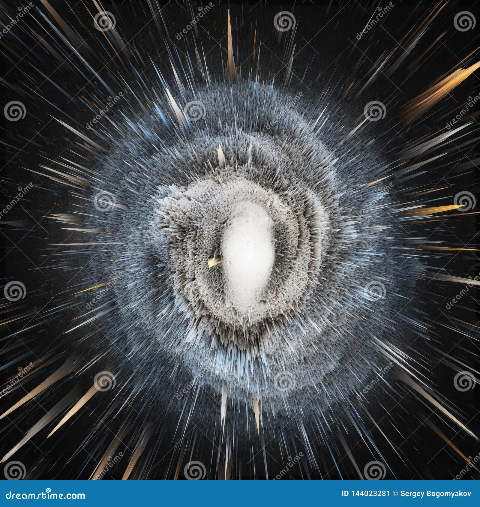 Colorful Galaxy Abstract Cosmic Background. Shiny Fantasy Universe ...