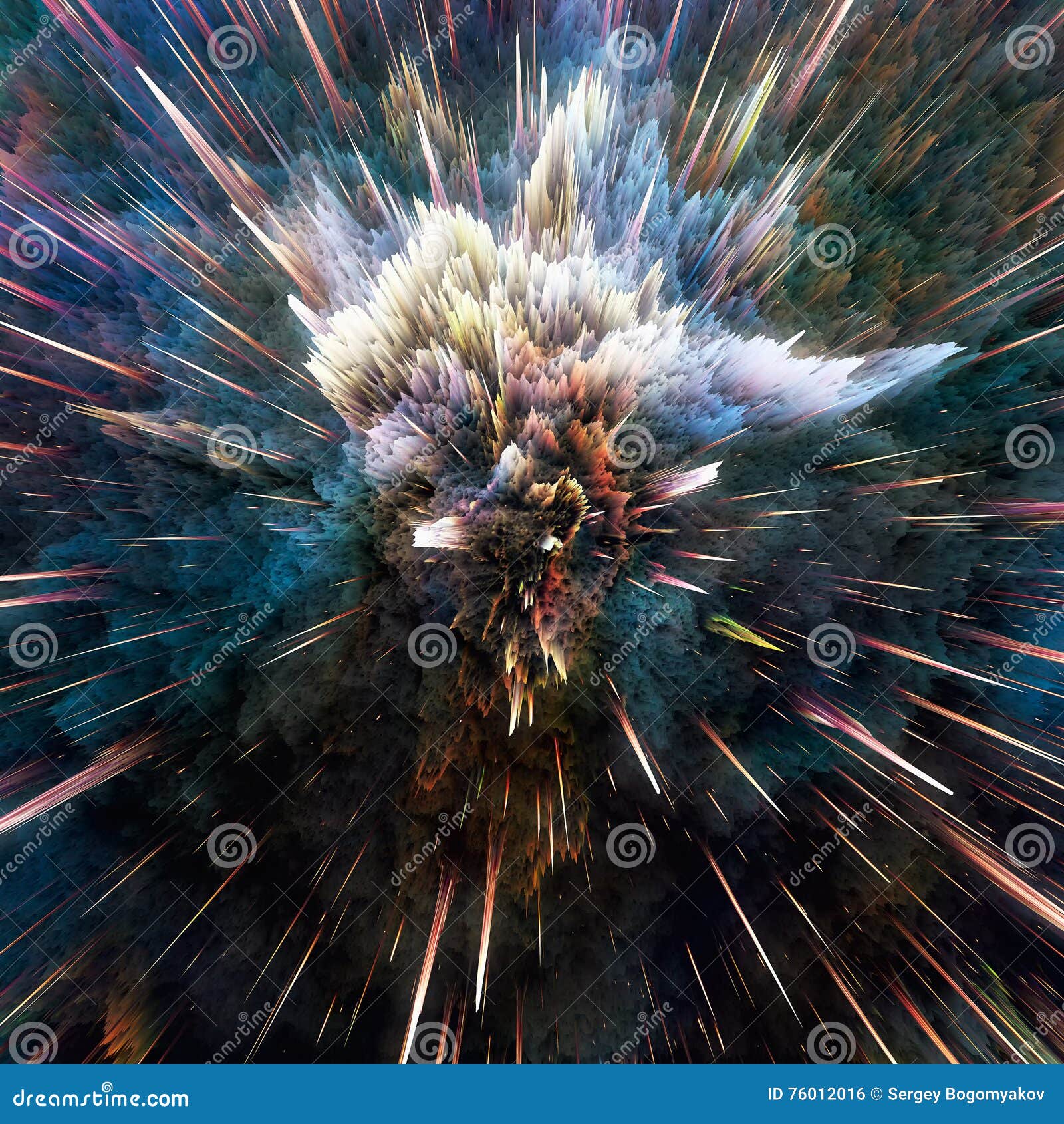 Colorful Galaxy Clouds and Big Bang Abstract Star Texture Stock Photo ...