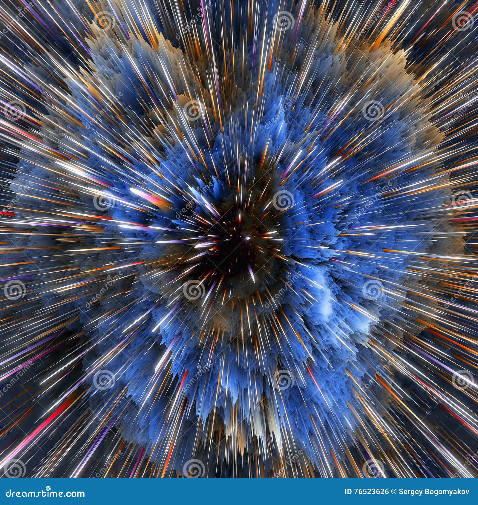 Colorful Galaxy Clouds and Big Bang Abstract Star Texture Stock ...