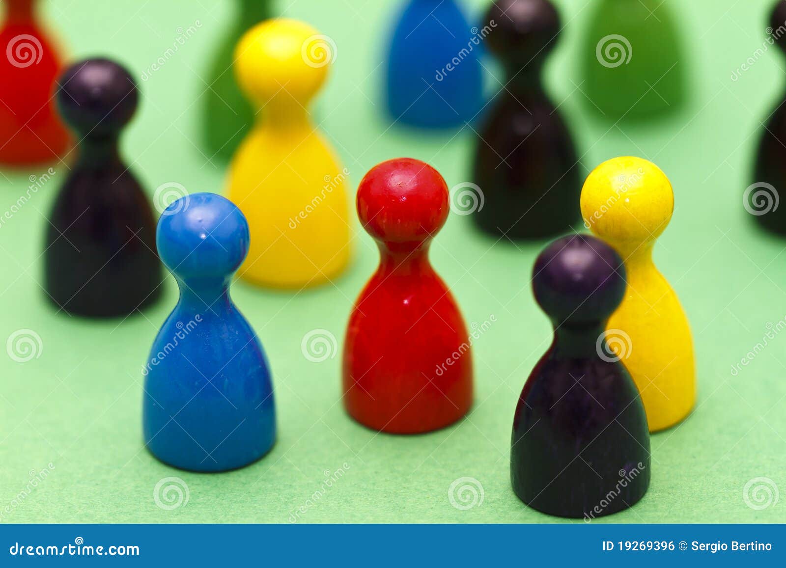 Colorful game pieces stock photo. Image of colour, colors - 19269396