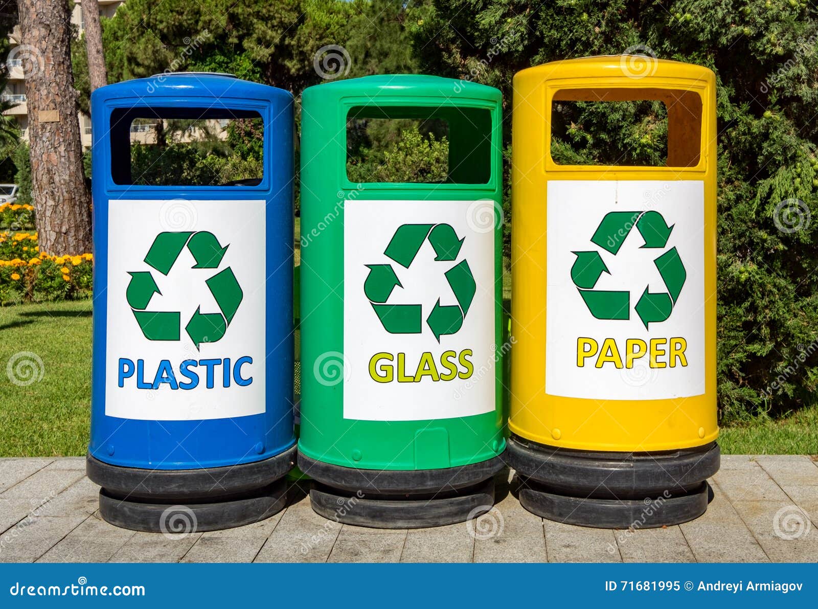 Garbage Bins Stock Image | CartoonDealer.com #51575293