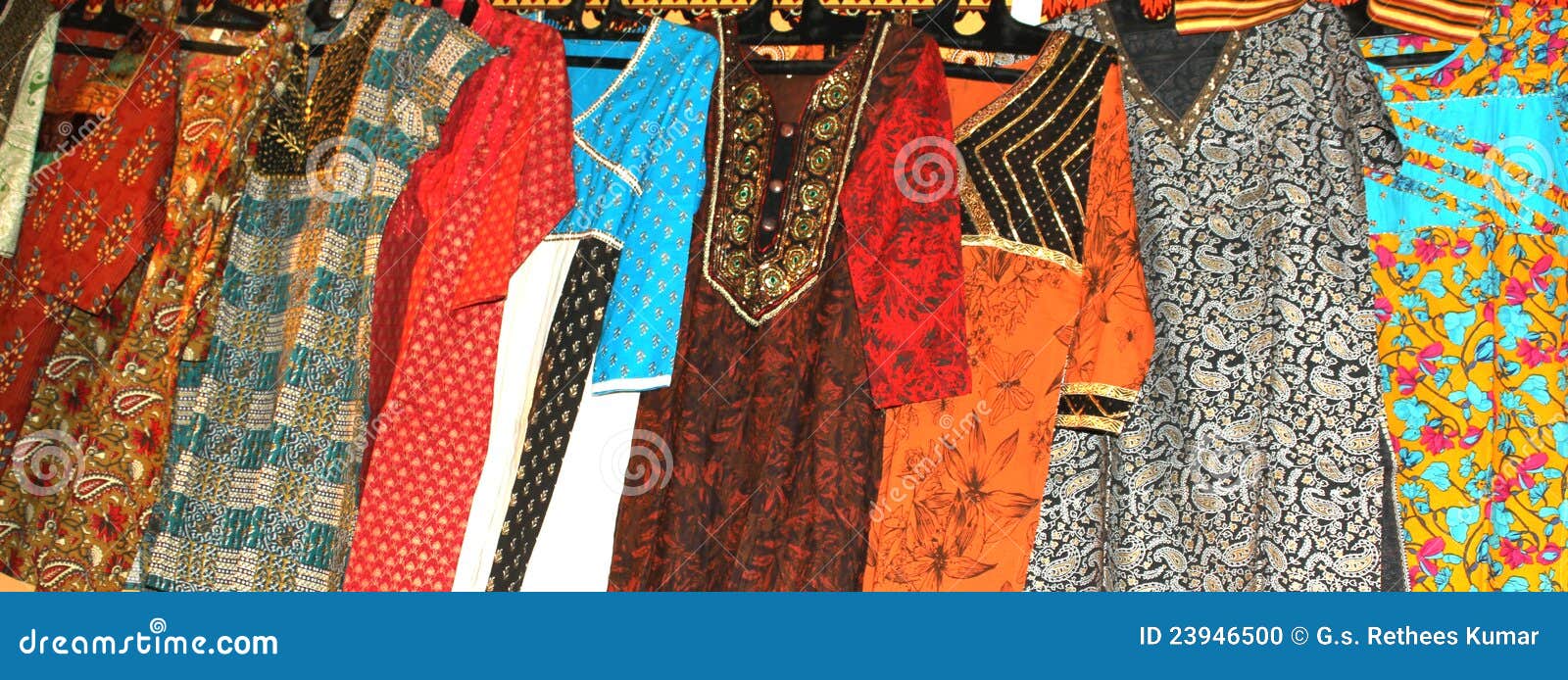 Colorful garments stock photo. Image of color, interior - 23946500