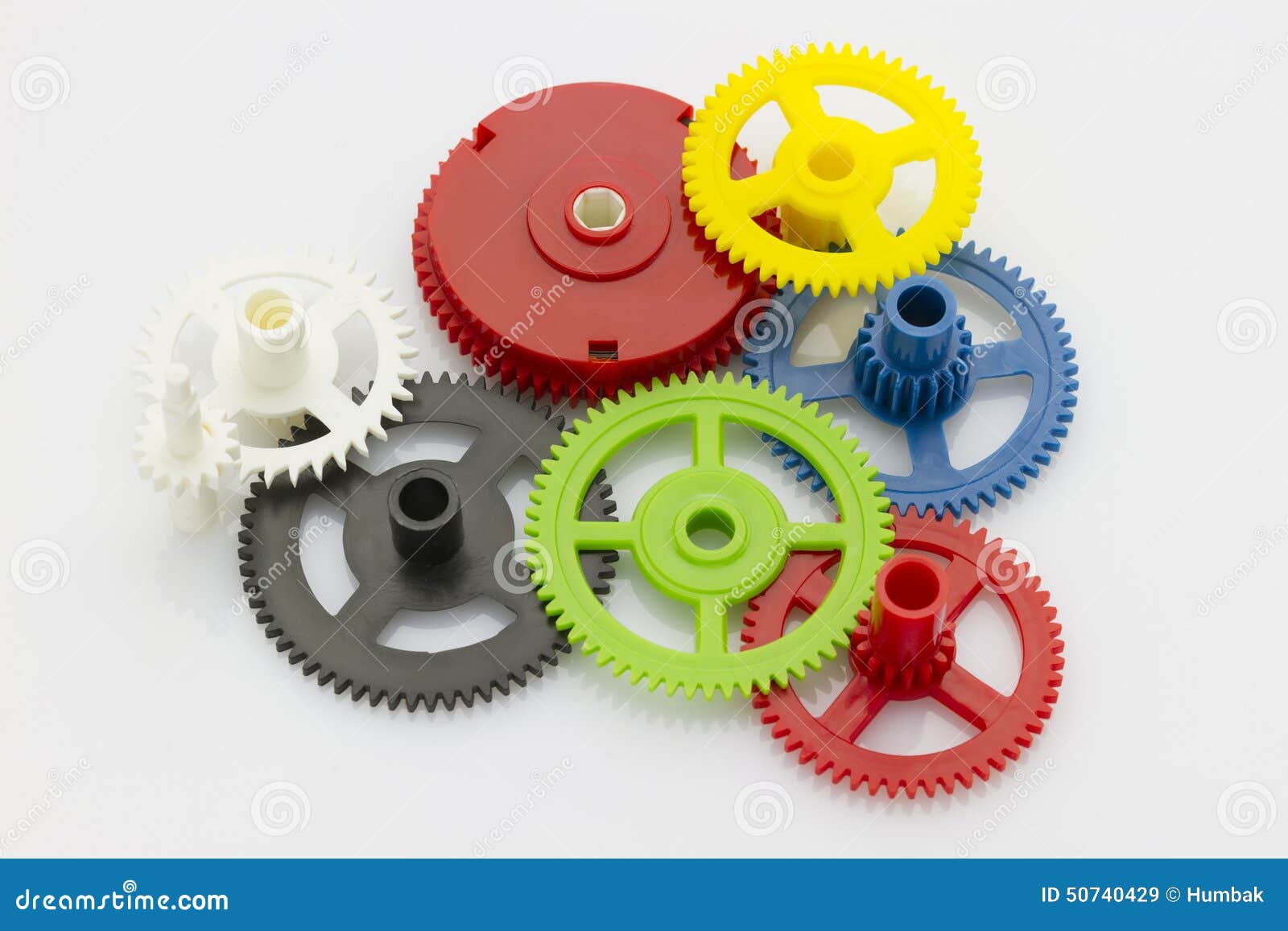 Colorful gear stock image. Image of copy, abstract, mechanic - 50740429