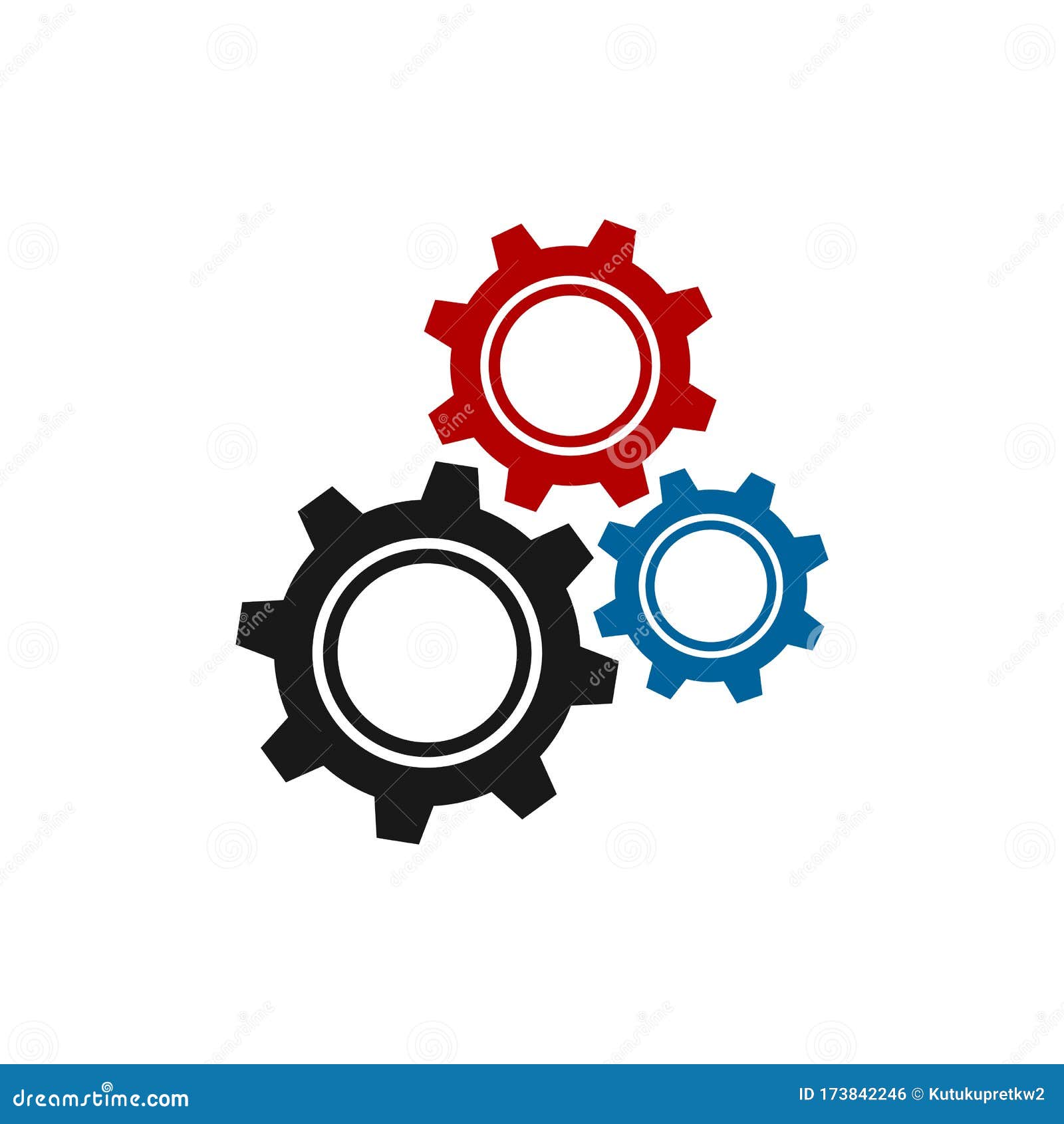 Colorful Gear Vector Logo Template Illustration Design. Vector EPS 10 ...