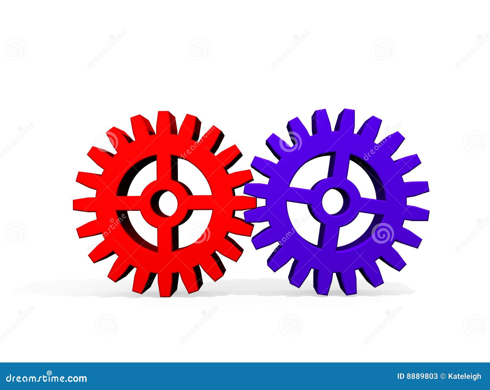 Colorful Gears Mechanism Abstract Tech Background Cartoon Vector ...