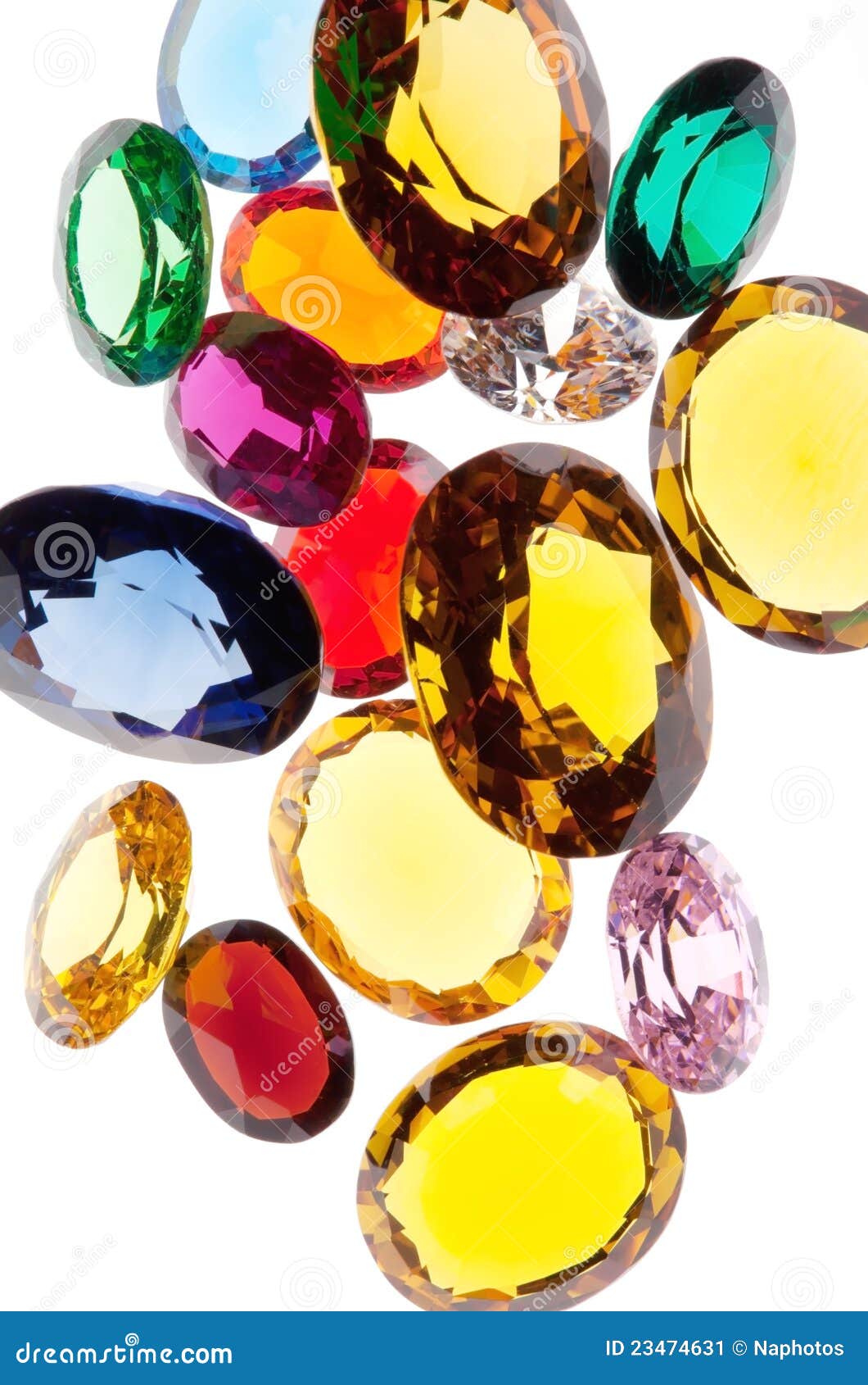 Colorful gems stock image. Image of illuminated, bright - 23474631