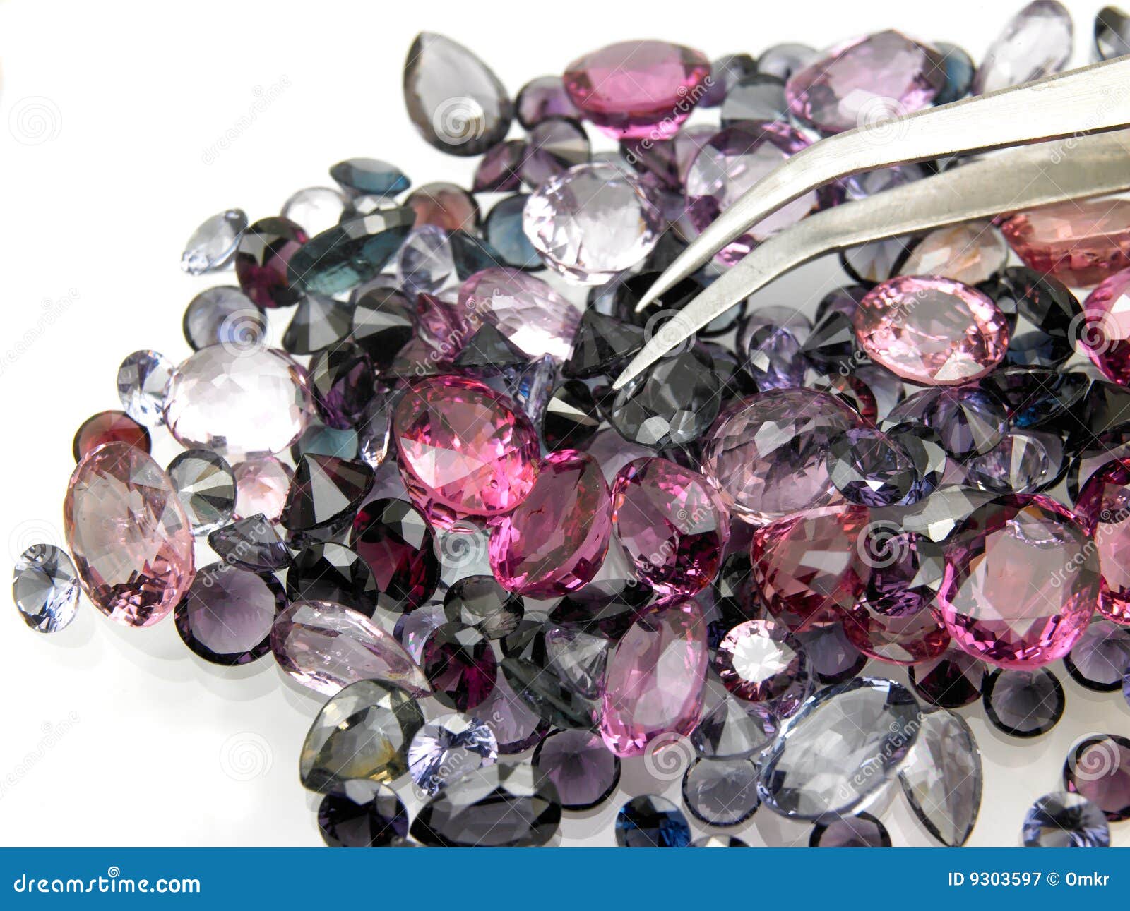 Colorful gemstones stock image. Image of background, luxury - 9303597