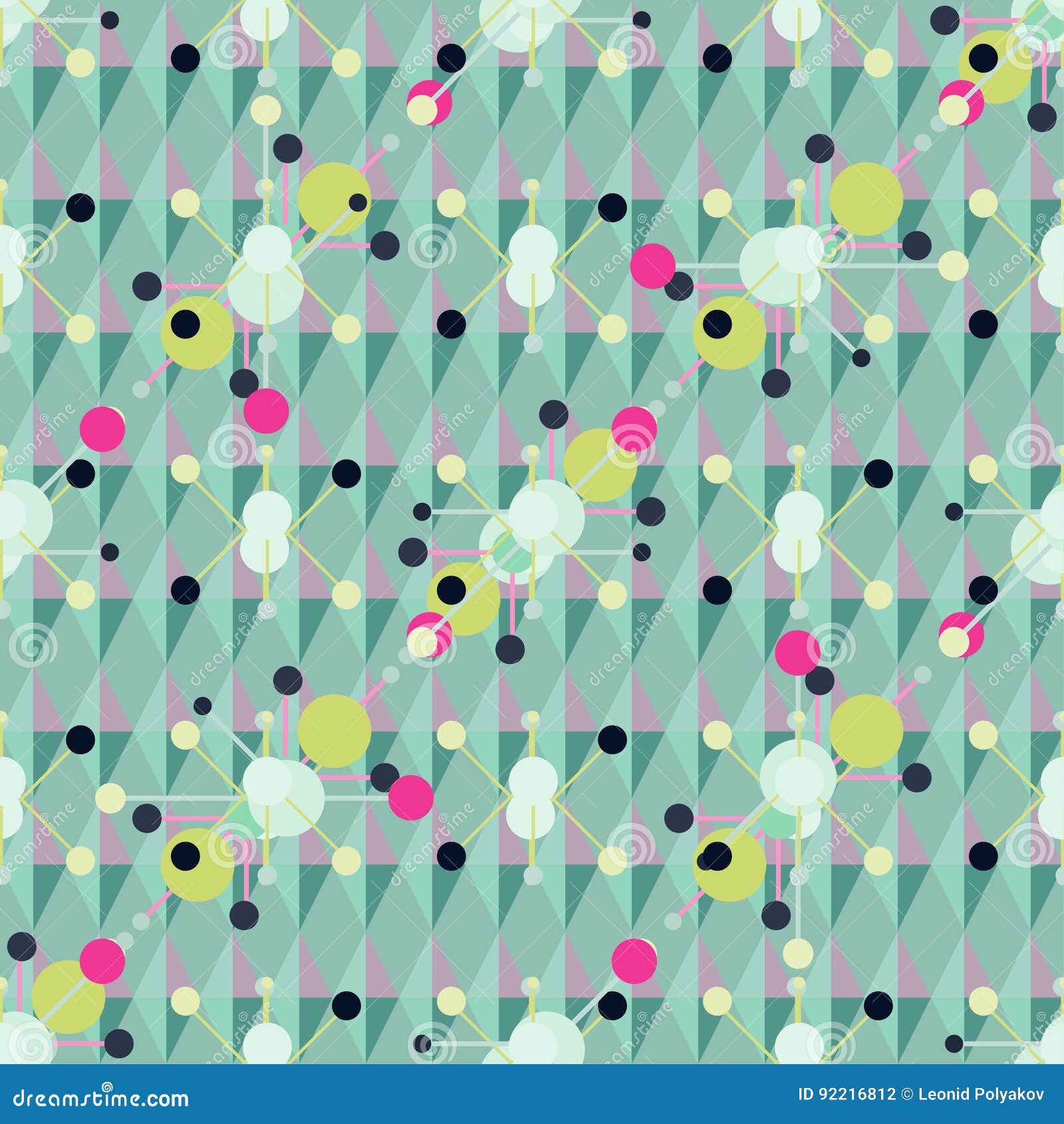 Colorful Geometric Abstract Pattern Stock Vector - Illustration of ...