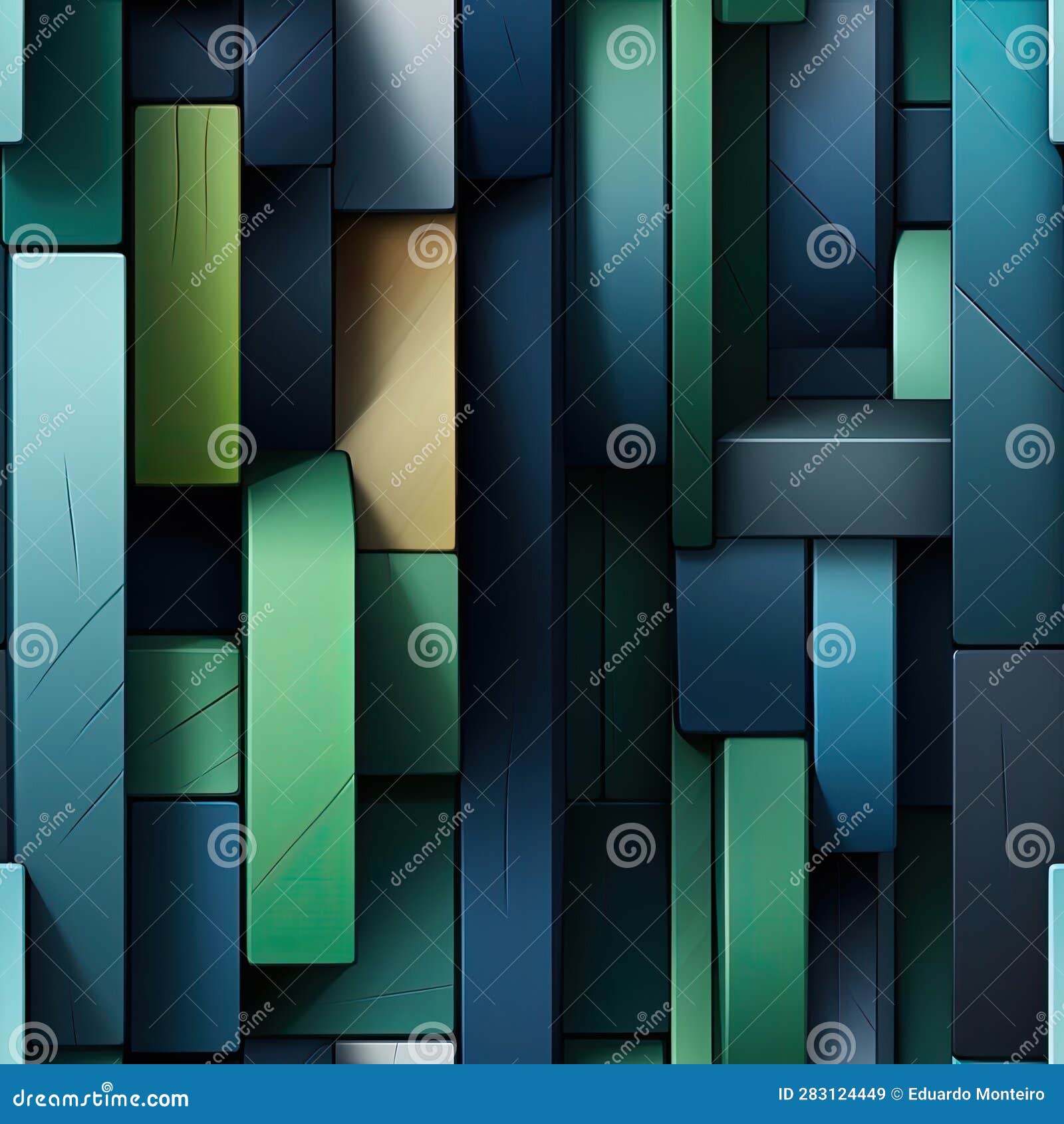 Colorful Geometric Background with Blocks and Squares (tiled) Stock ...