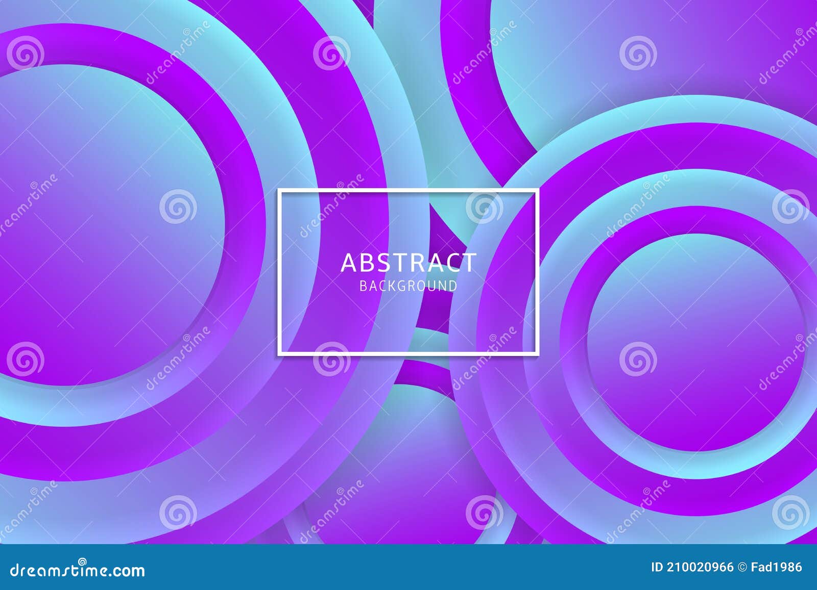 Colorful Geometric Background. Circles Shapes Composition Stock Vector ...