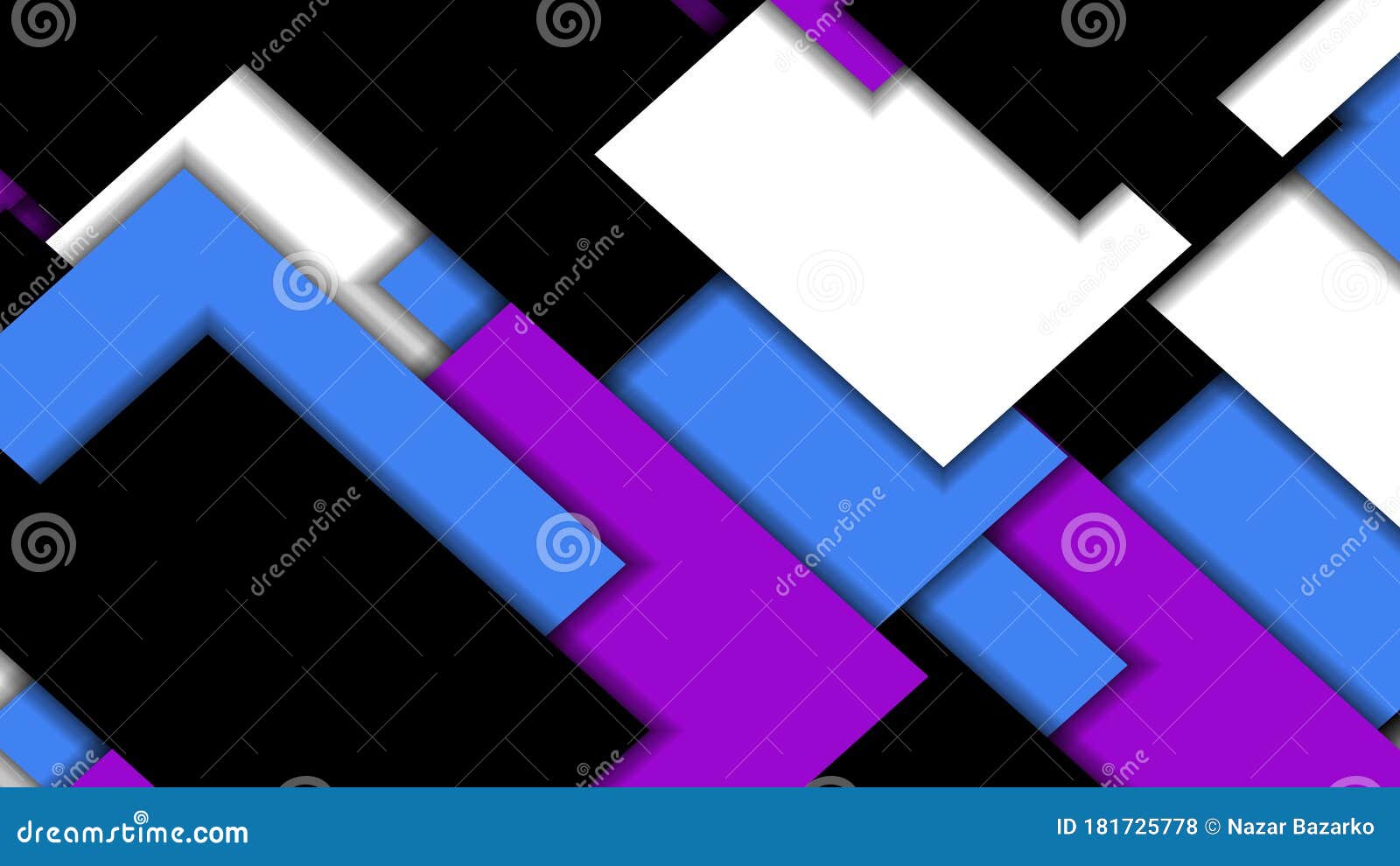Colorful Geometric Background. Material Design Stock Illustration ...