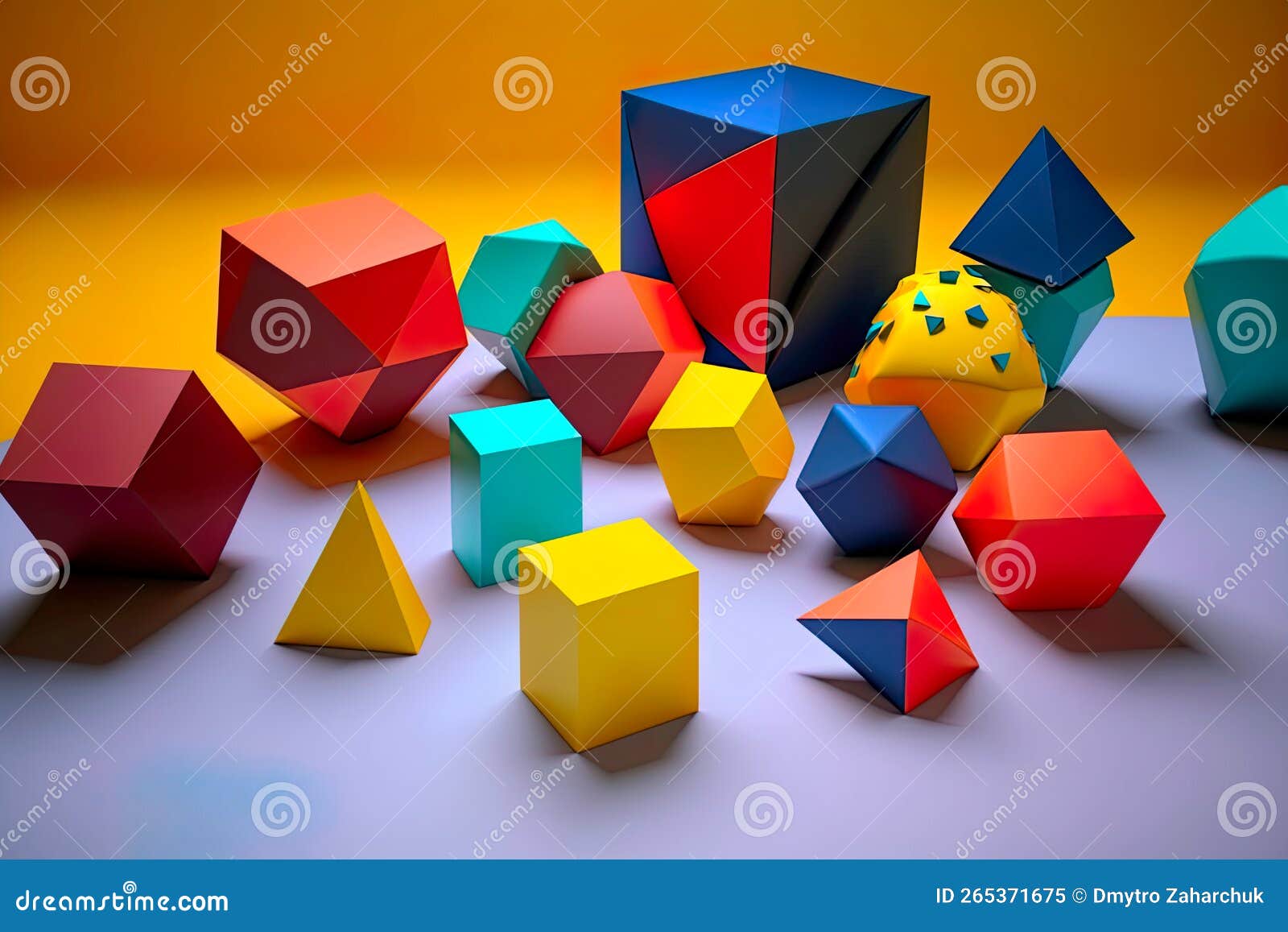 Colorful Geometric Backgrounds. Dynamic Composition Stock Illustration ...