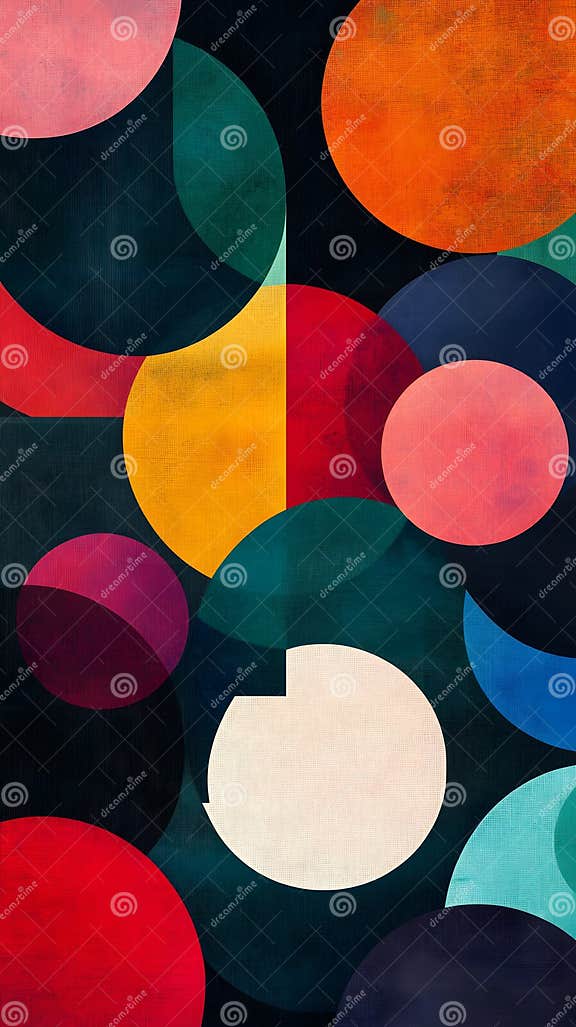 Colorful Geometric Circular Patterns for Modern Design and Creative ...