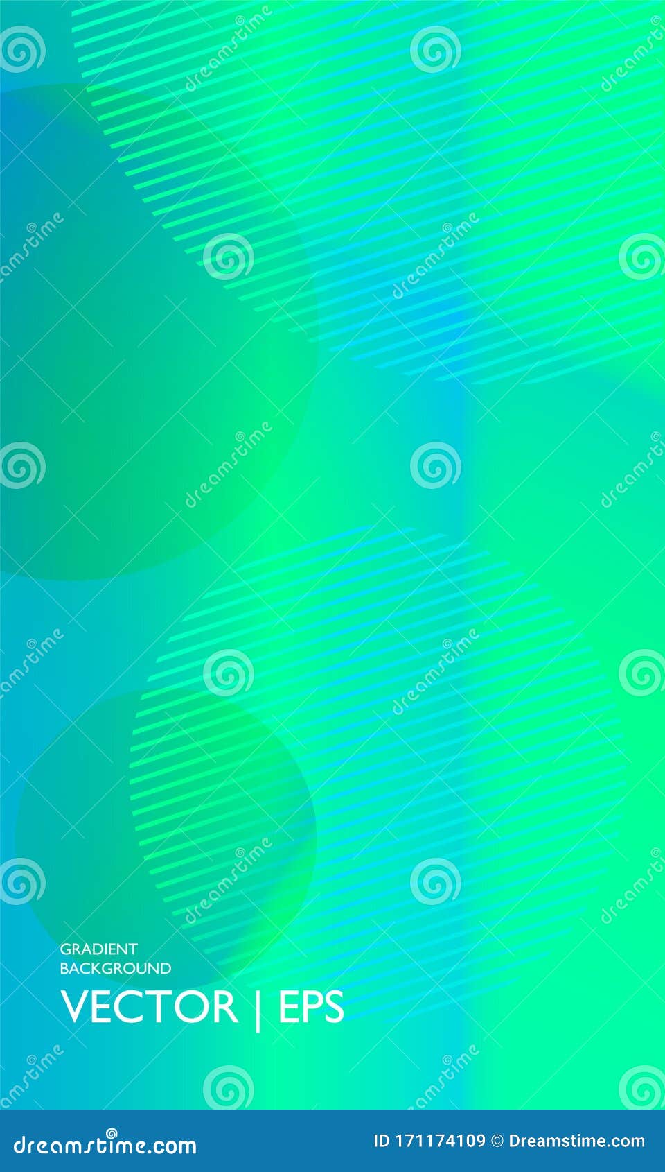 Colorful Geometric Gradient Backdrop. Green Background with Light ...