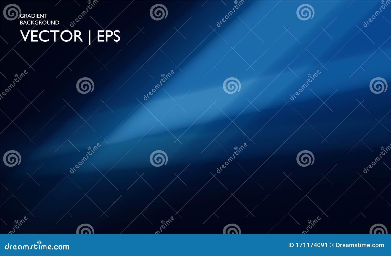 Colorful Geometric Gradient. Blue Background with Light Reflex and ...