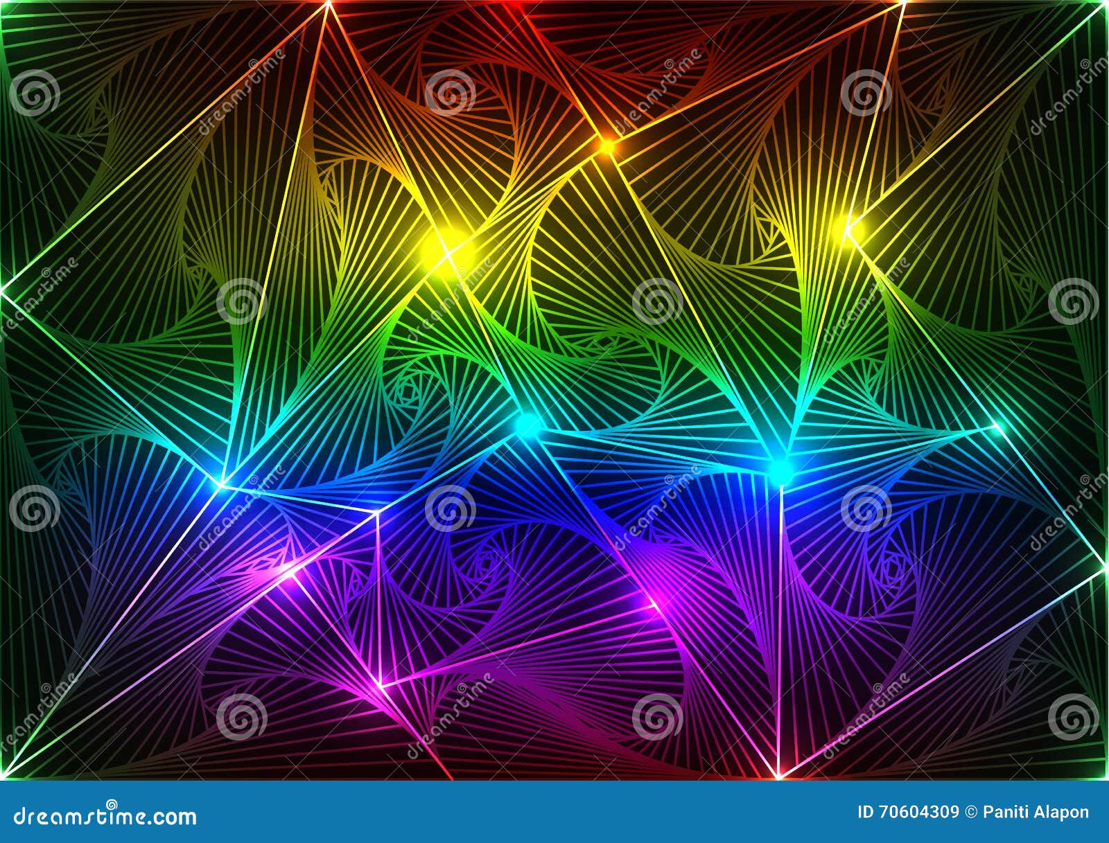 Colorful Geometric Pattern with Straight Lines Stock Vector ...