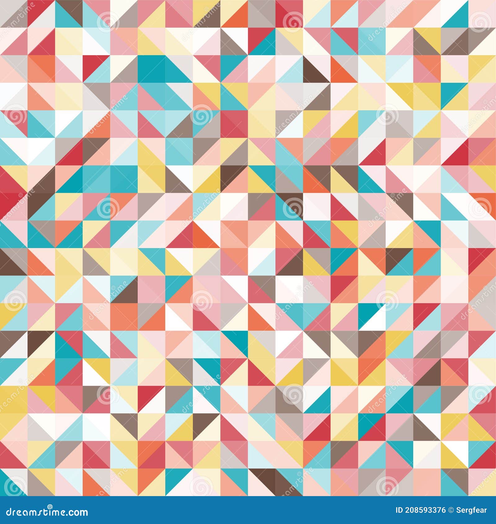 Colorful Geometric Pattern. Triangle Surface Textures. Low Poly Design ...