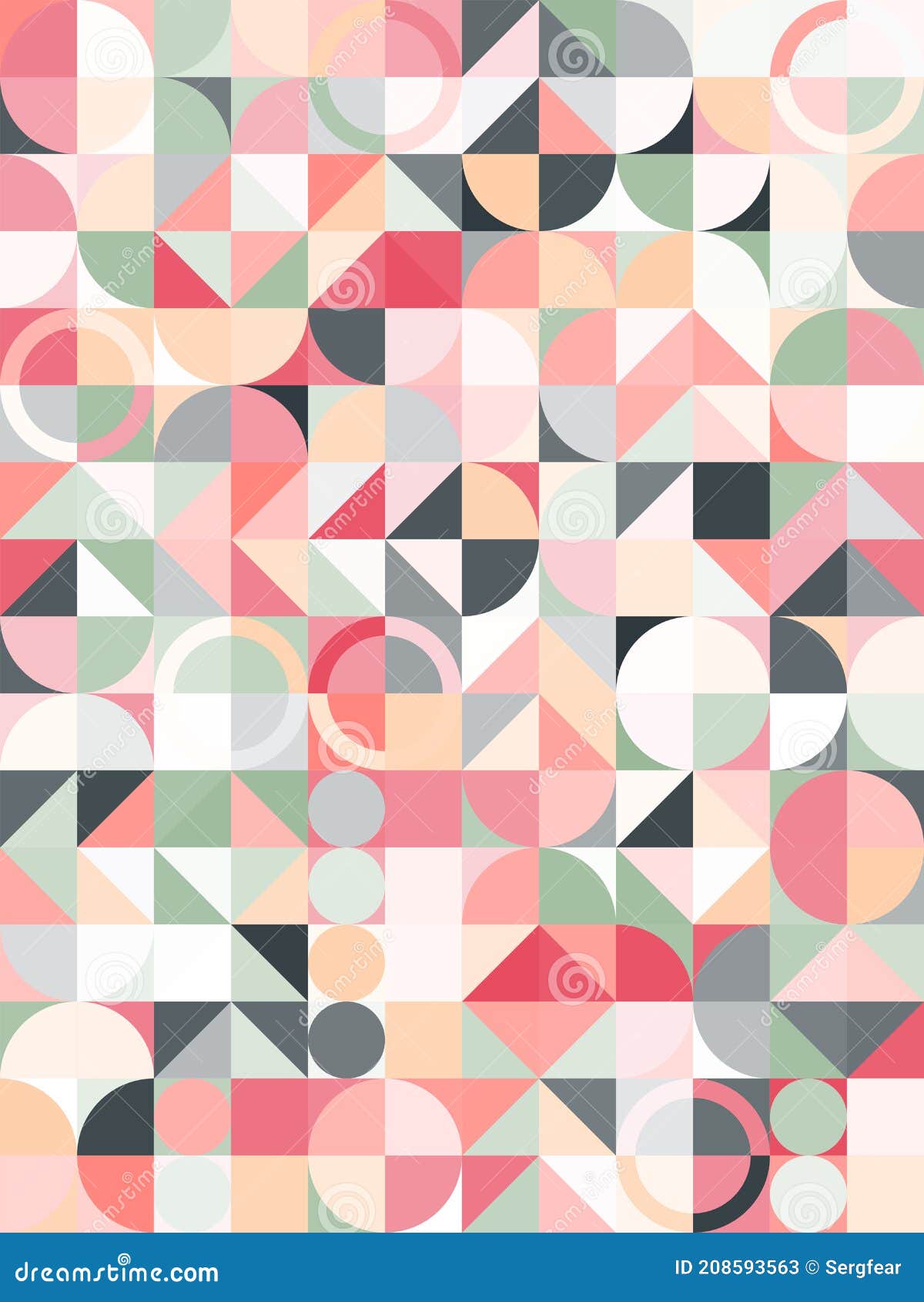 Colorful Geometric Pattern. Triangle Surface Textures. Low Poly Design ...