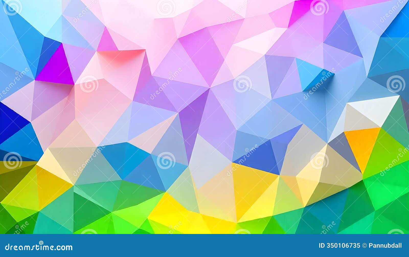 Colorful Geometric Prism Pattern 3D Background, Wallpaper Stock ...