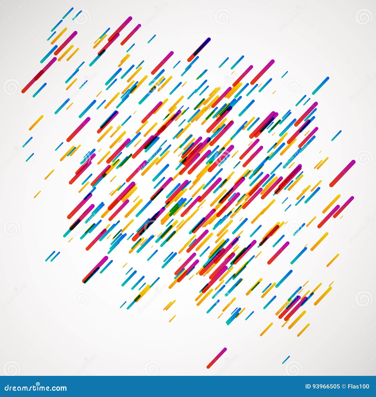 Dash Lines Mosaic Seamless Pattern. Creative Broken Line Endless ...