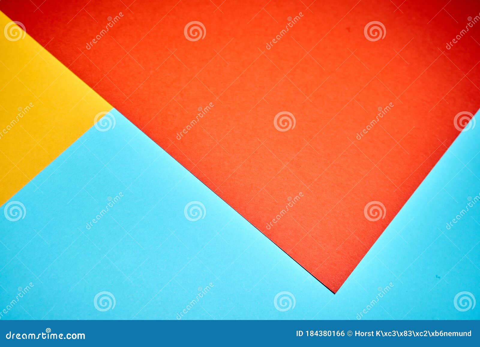 Colorful Geometric Texture Paper Pattern in Yellow, Blue, Red Stock ...