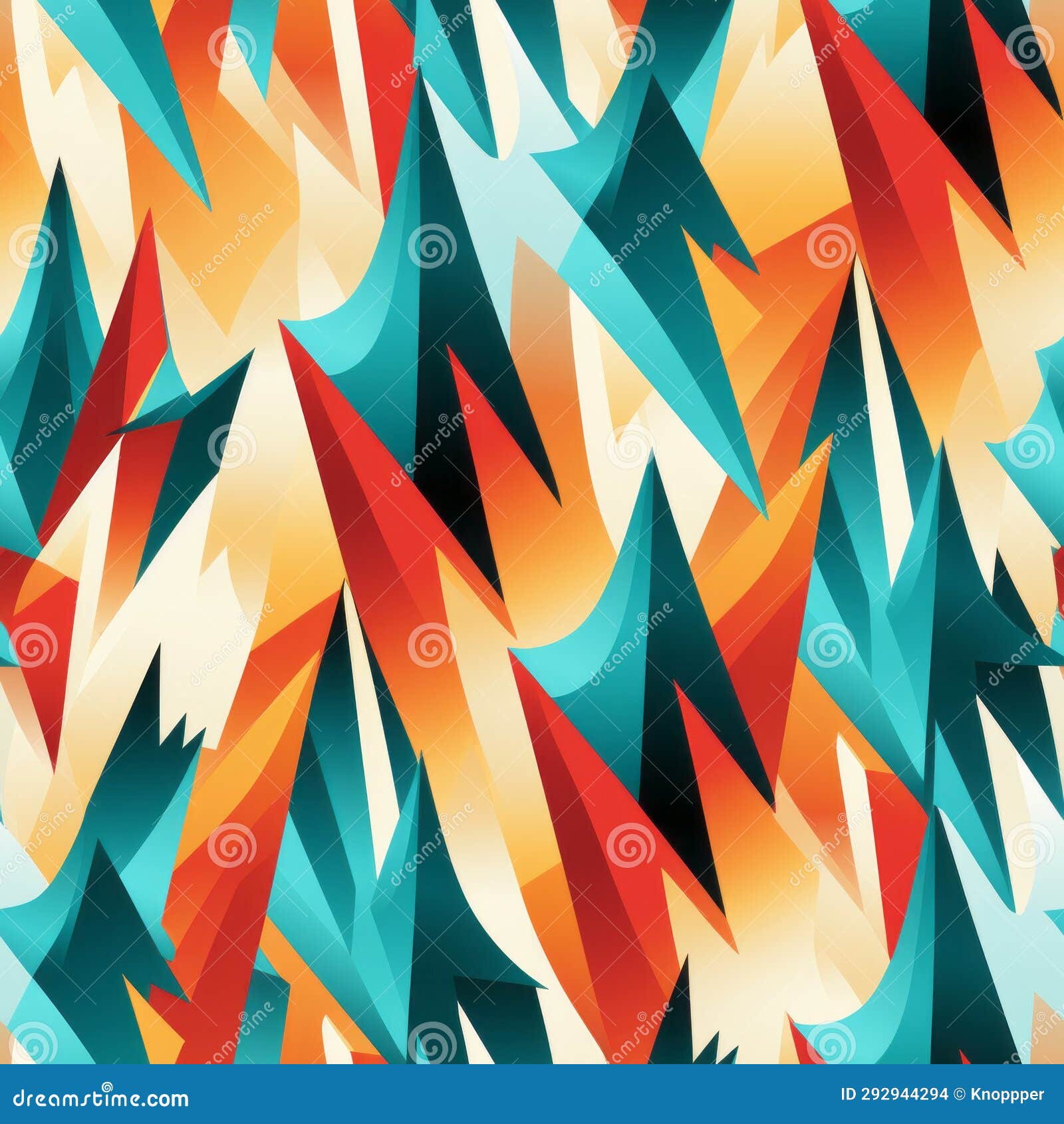 Colorful Geometric Texture Seamless Texture Ai Generated Stock ...