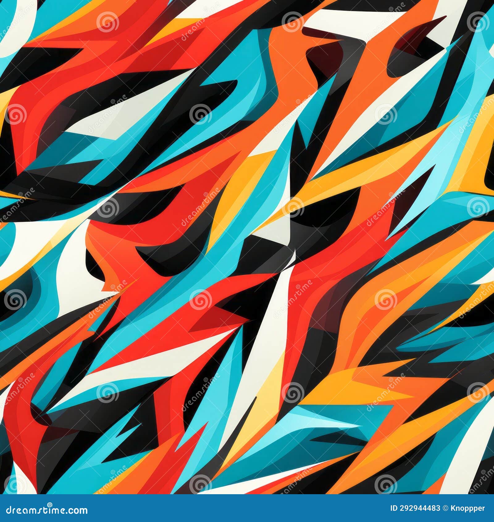 Colorful Geometric Texture Seamless Texture Ai Generated Stock ...