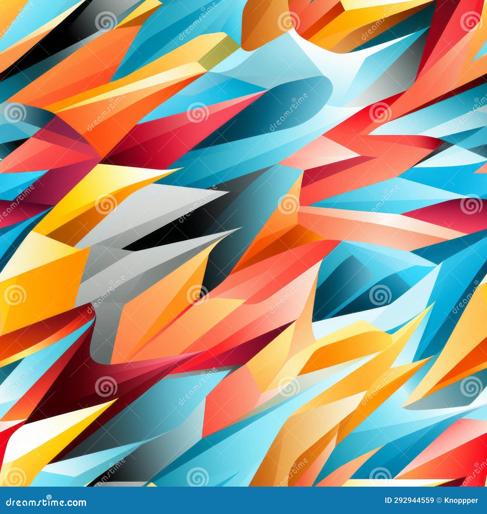 Colorful Geometric Texture Seamless Texture Ai Generated Stock ...