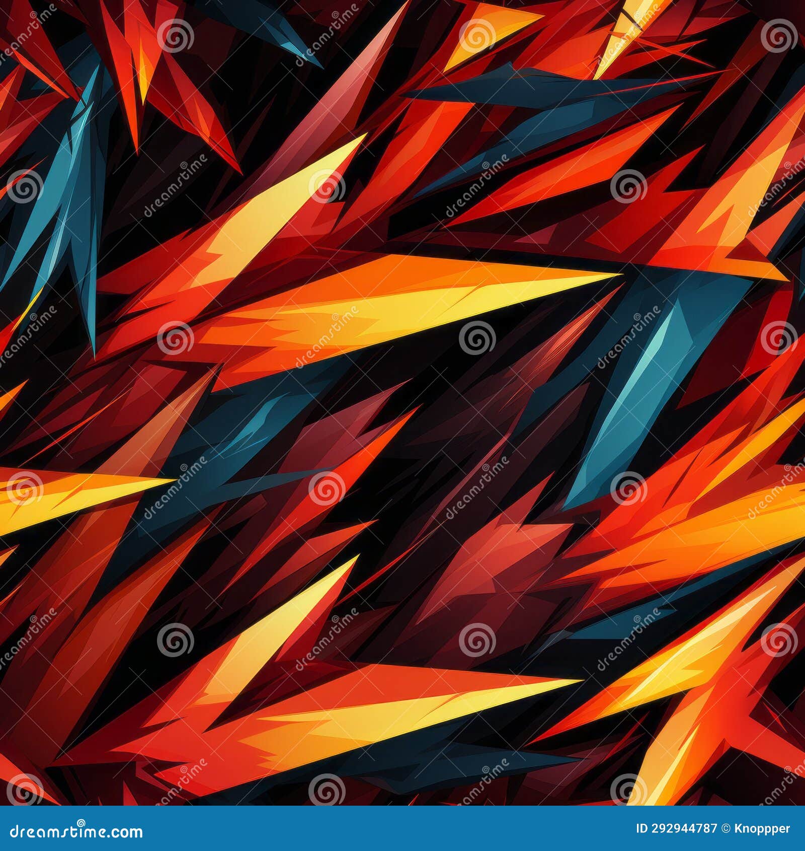 Colorful Geometric Texture Seamless Texture Ai Generated Stock ...