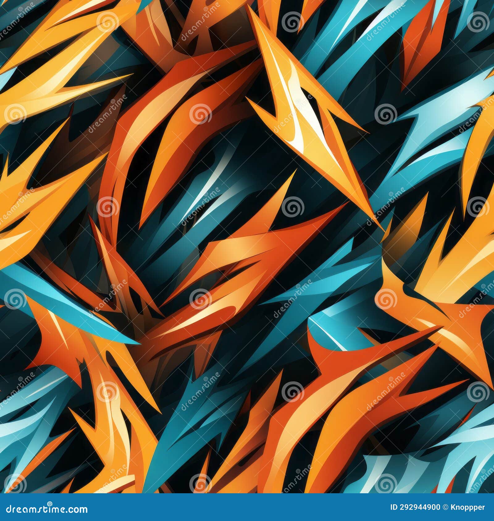 Colorful Geometric Texture Seamless Texture Ai Generated Stock ...